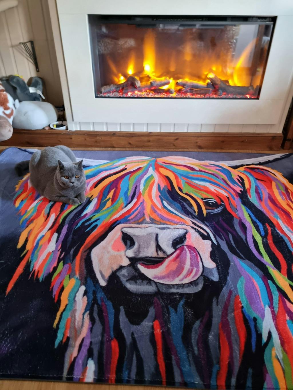 Heather McCoo Highland Cow Rug | Steven Brown Art