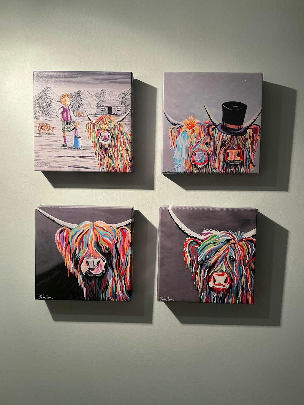 Highland Cow Canvas - Heather McCoo | Steven Brown Art