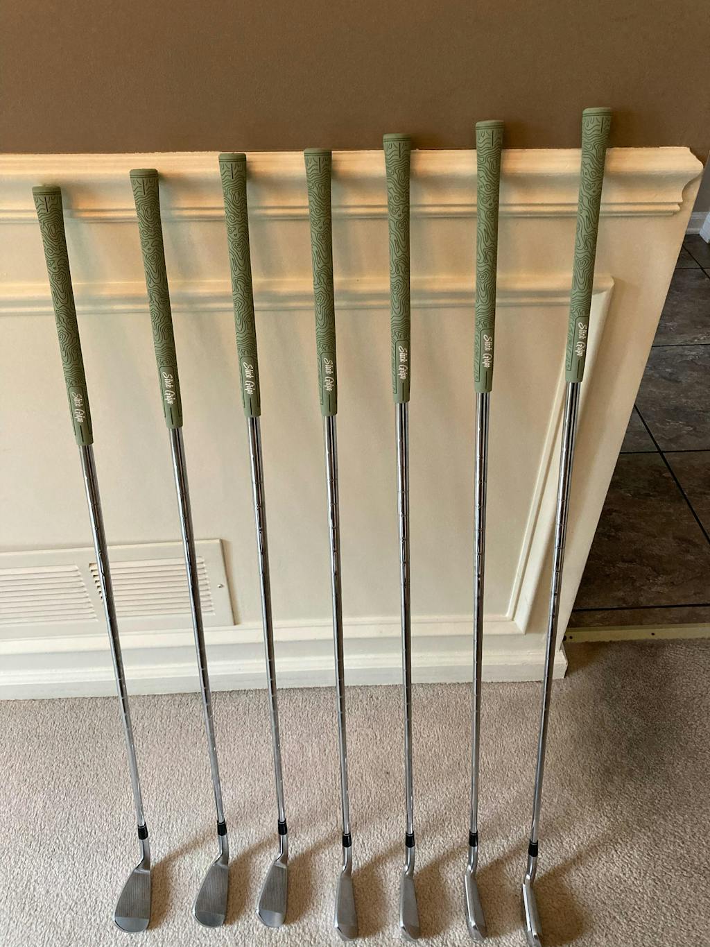 Shop Topography Golf Grips - Stick Grips - Dark Blue