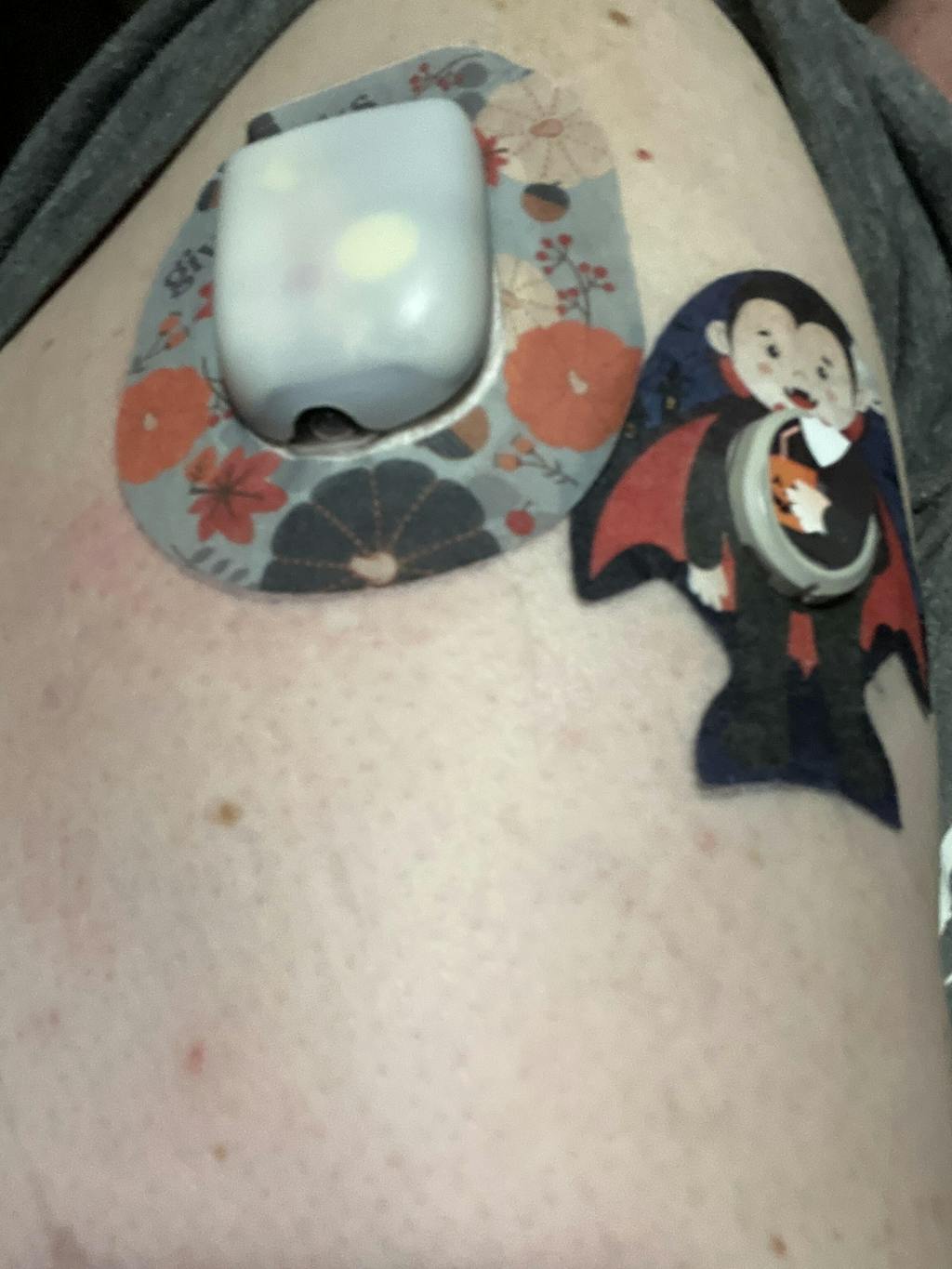 Adhesive tape designed for glucose monitoring devices