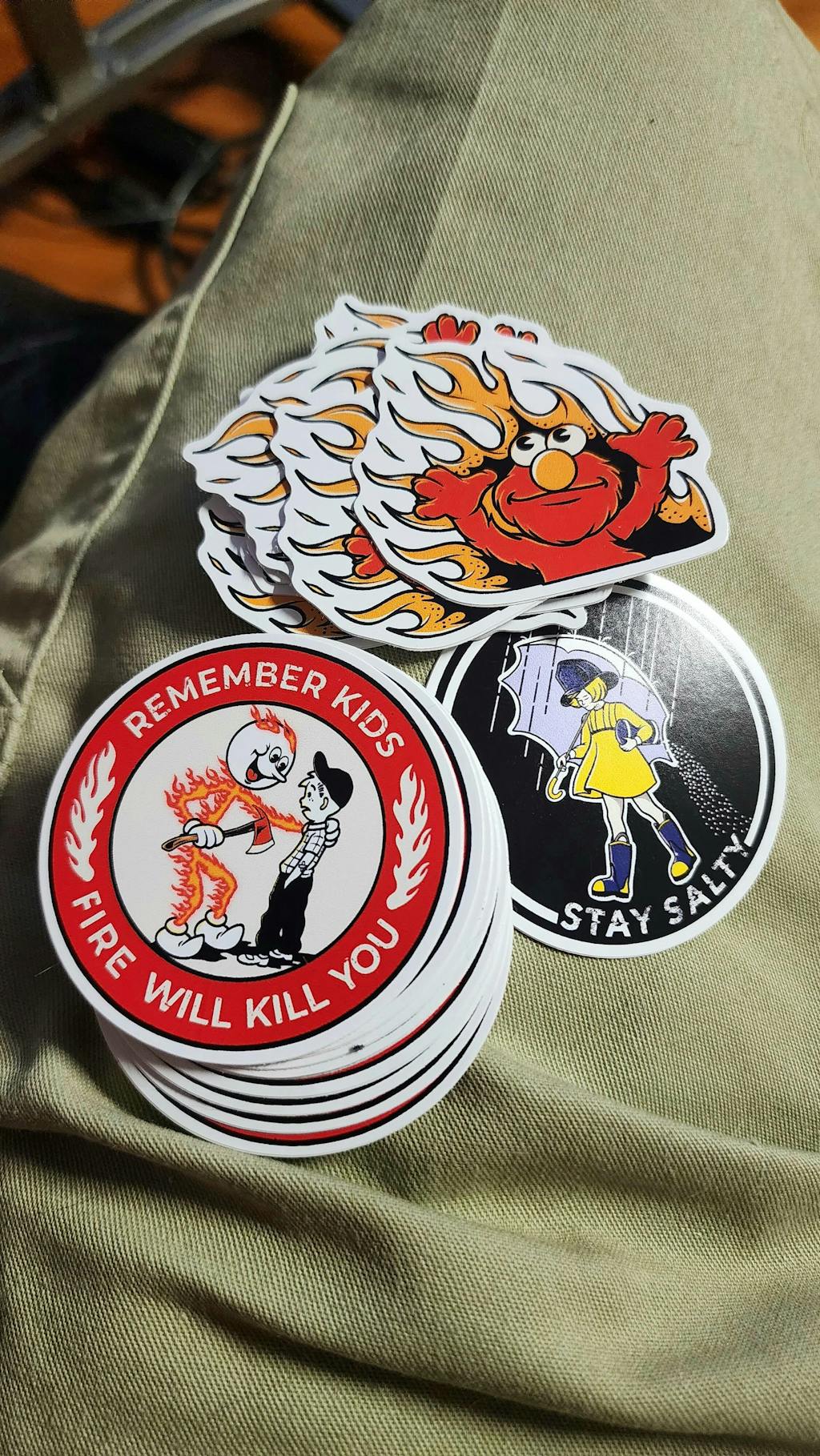 Remember Kids Fire Decal