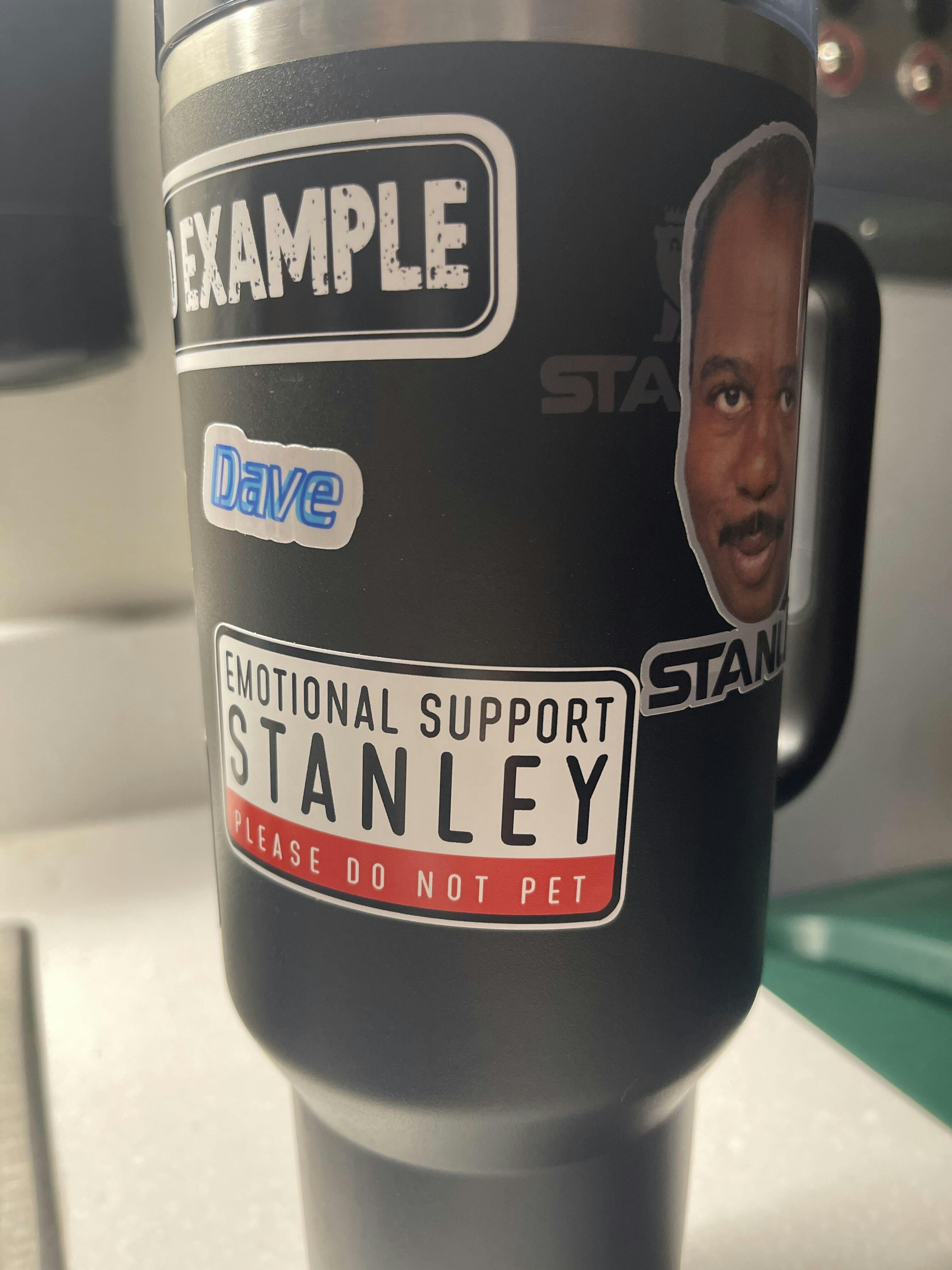 Emotional Support Stanley Sticker
