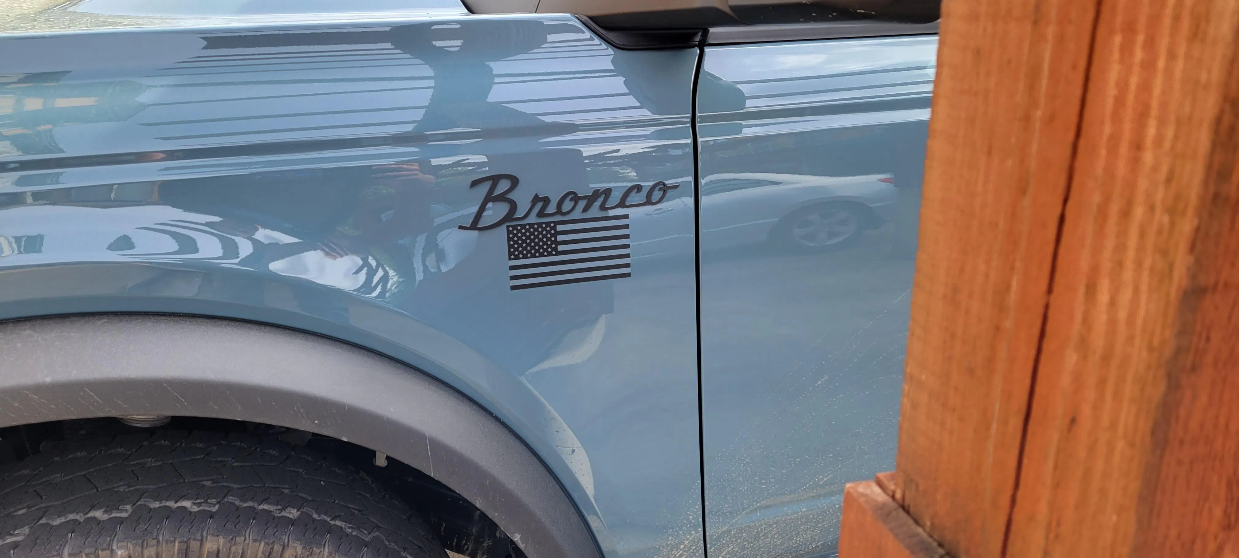 Printed Series Ford Bronco Oval Emblem Overlays (Full Print) - 2021-20 ...