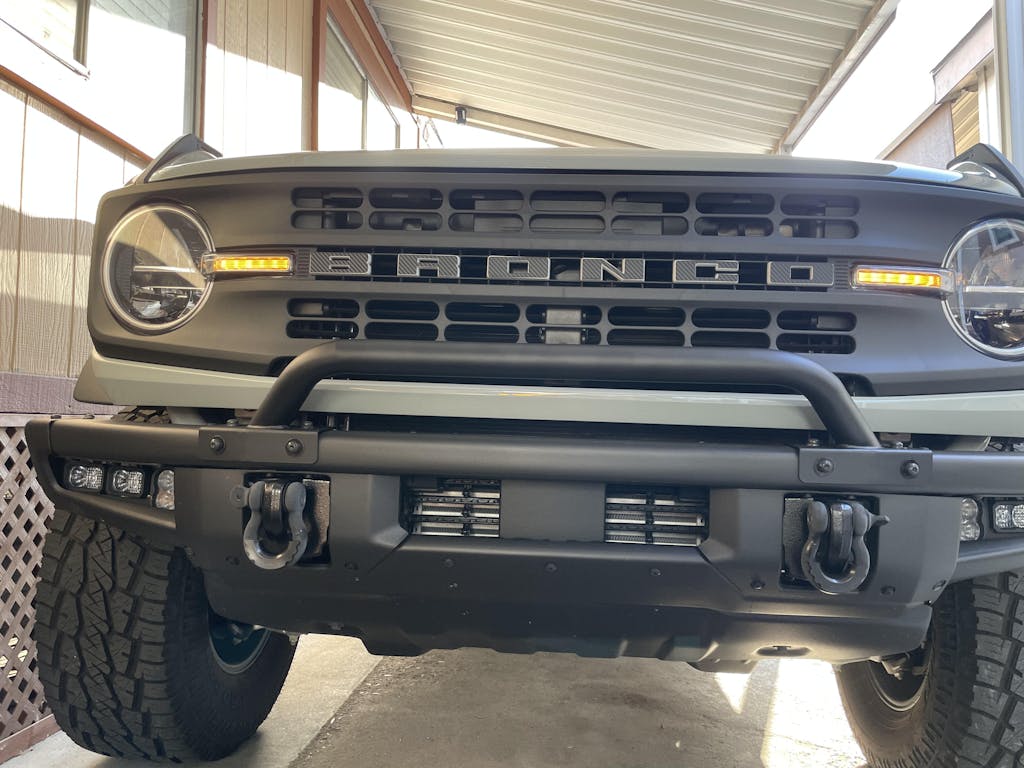 21 Offroad Mini Bull Bar - 2021+ Bronco w/ Modular HD Bumper – StickerFab