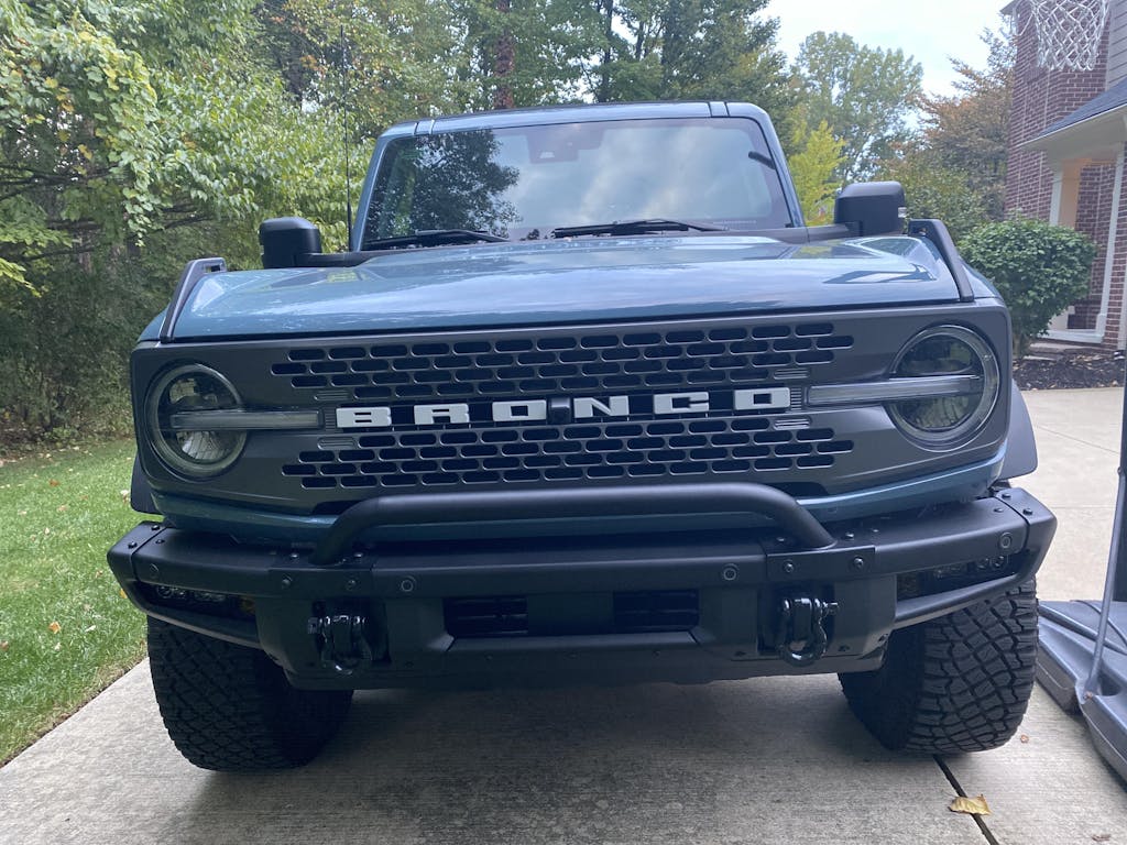 21 Offroad Mini Bull Bar - 2021+ Bronco w/ Modular HD Bumper – StickerFab