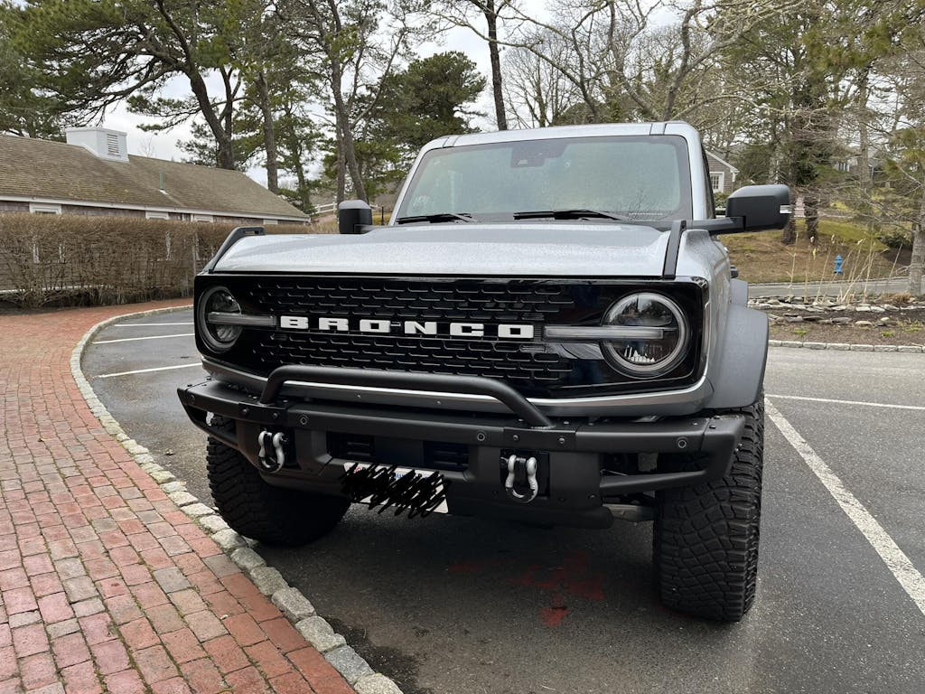 21 Offroad Mini Bull Bar - 2021+ Bronco w/ Modular HD Bumper | StickerFab