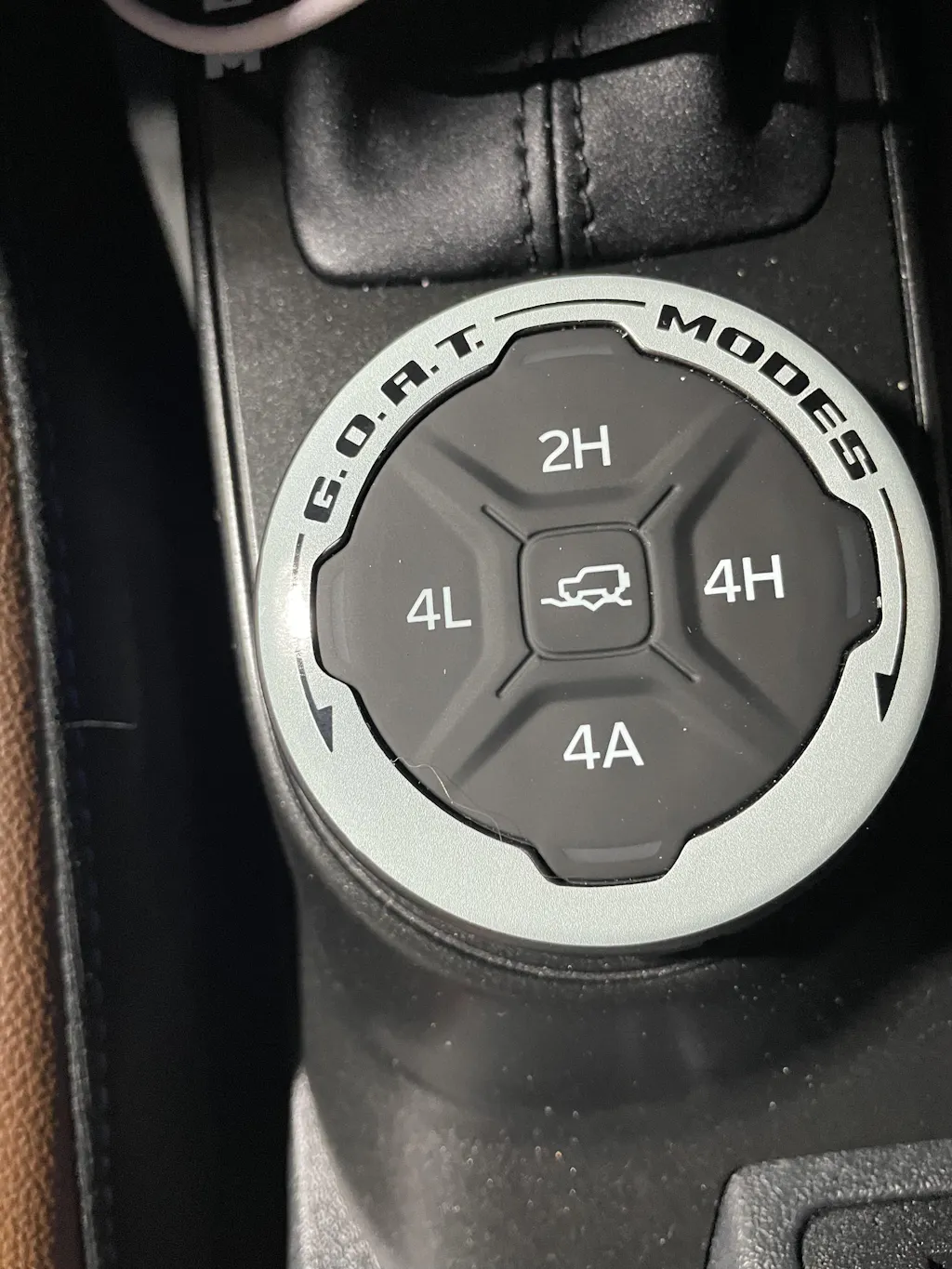 2021+ Bronco GOAT Mode Dial Ring Overlay V2 - StickerFab | StickerFab