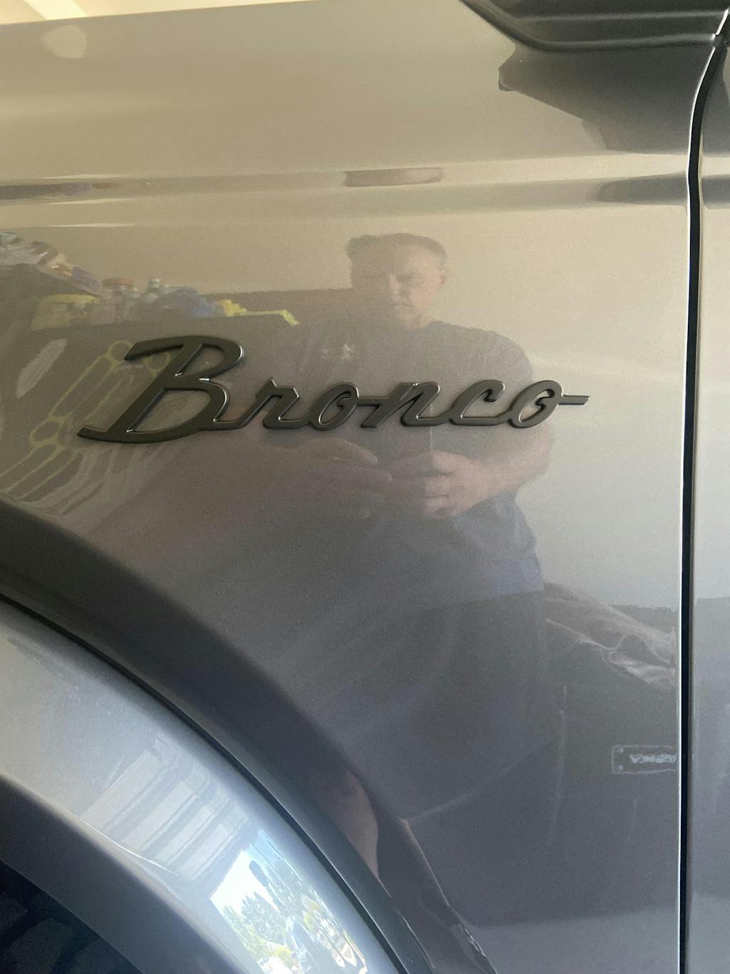 Ford Bronco Cursive Script Metal Emblems (Modified) - 2021+ Bronco ...