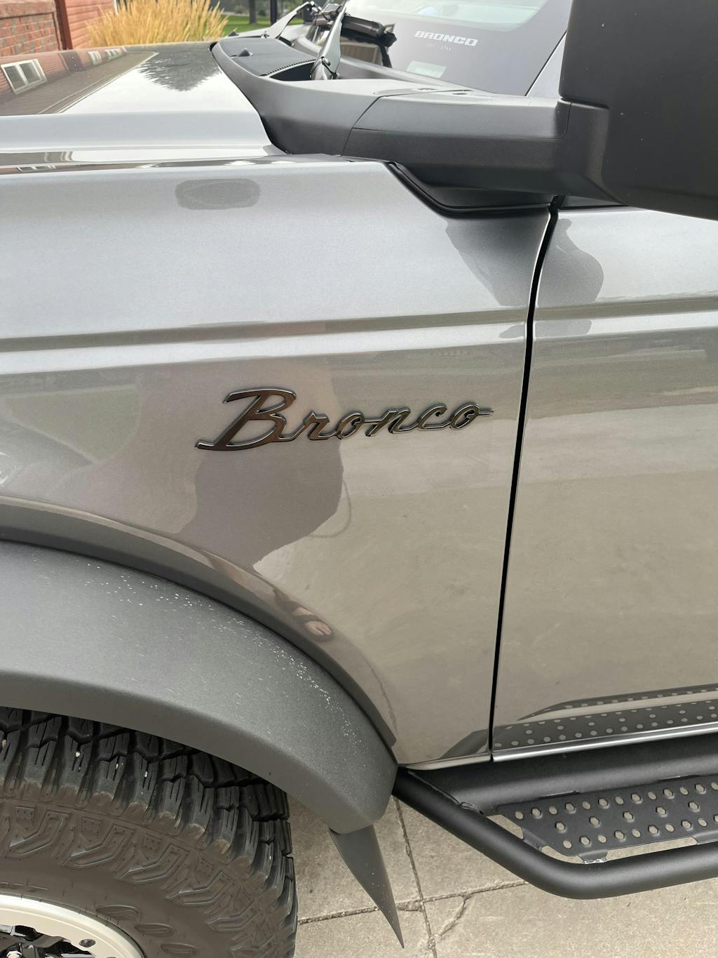 Ford Bronco Cursive Script Metal Emblems (Modified) - 2021+ Bronco ...