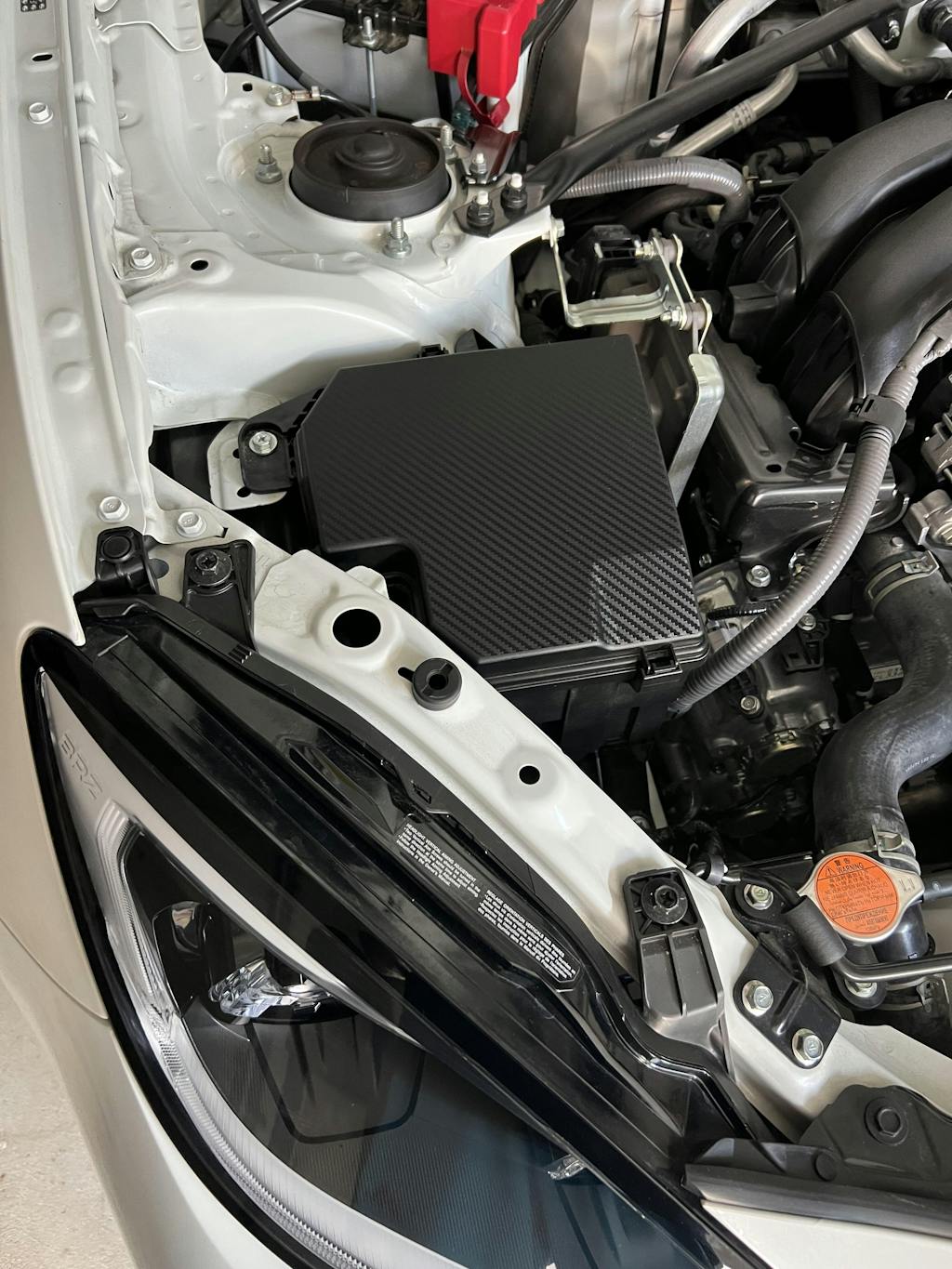 Fuse Box Cover 3D Carbon Overlay - 2022 BRZ / GR86 | StickerFab