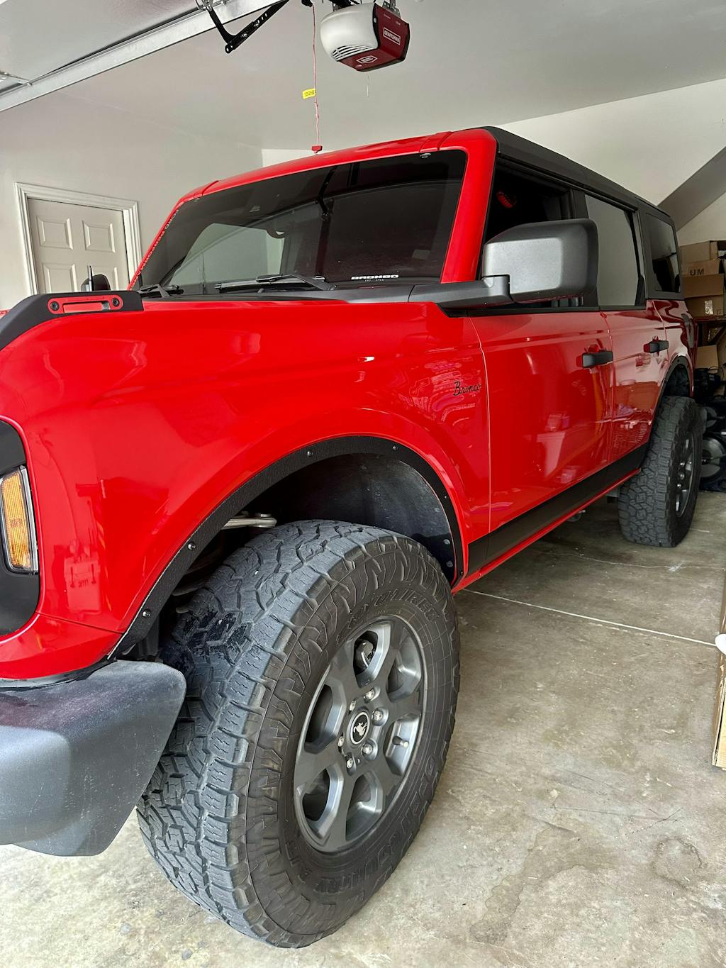 2021+ Bronco Topographic Map Lower Door Protection | StickerFab