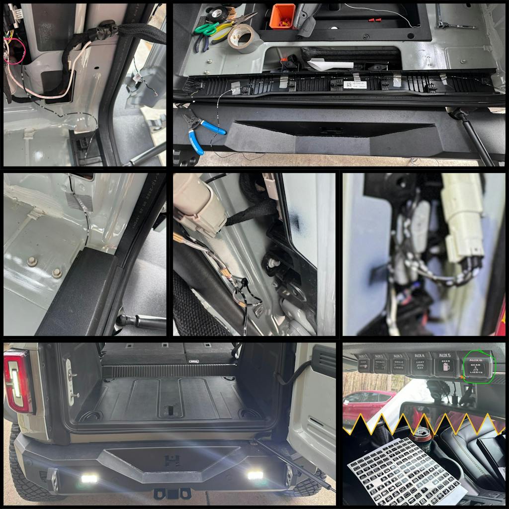 21 Offroad Magic Reverse Harness for Auxiliary Switches - 2021+ Bronco ...