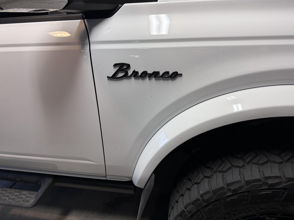 2021+ Ford Bronco Cursive Script Metal Emblems (Modified) - Install Kit ...