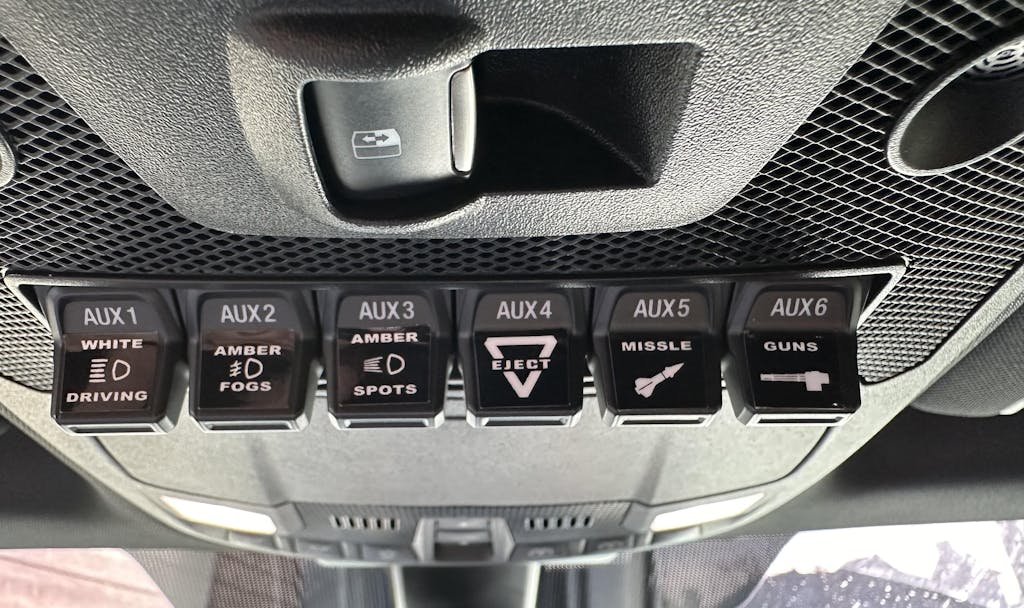 Auxiliary Switch Labels (Upfitter) - 17-20 F-150 Raptor, 17+ F-250 / F ...