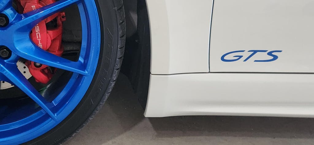 "GTS" Door Vinyl Logo Emblems for Porsche Vehicles (Boxter, Cayman, 91 ...