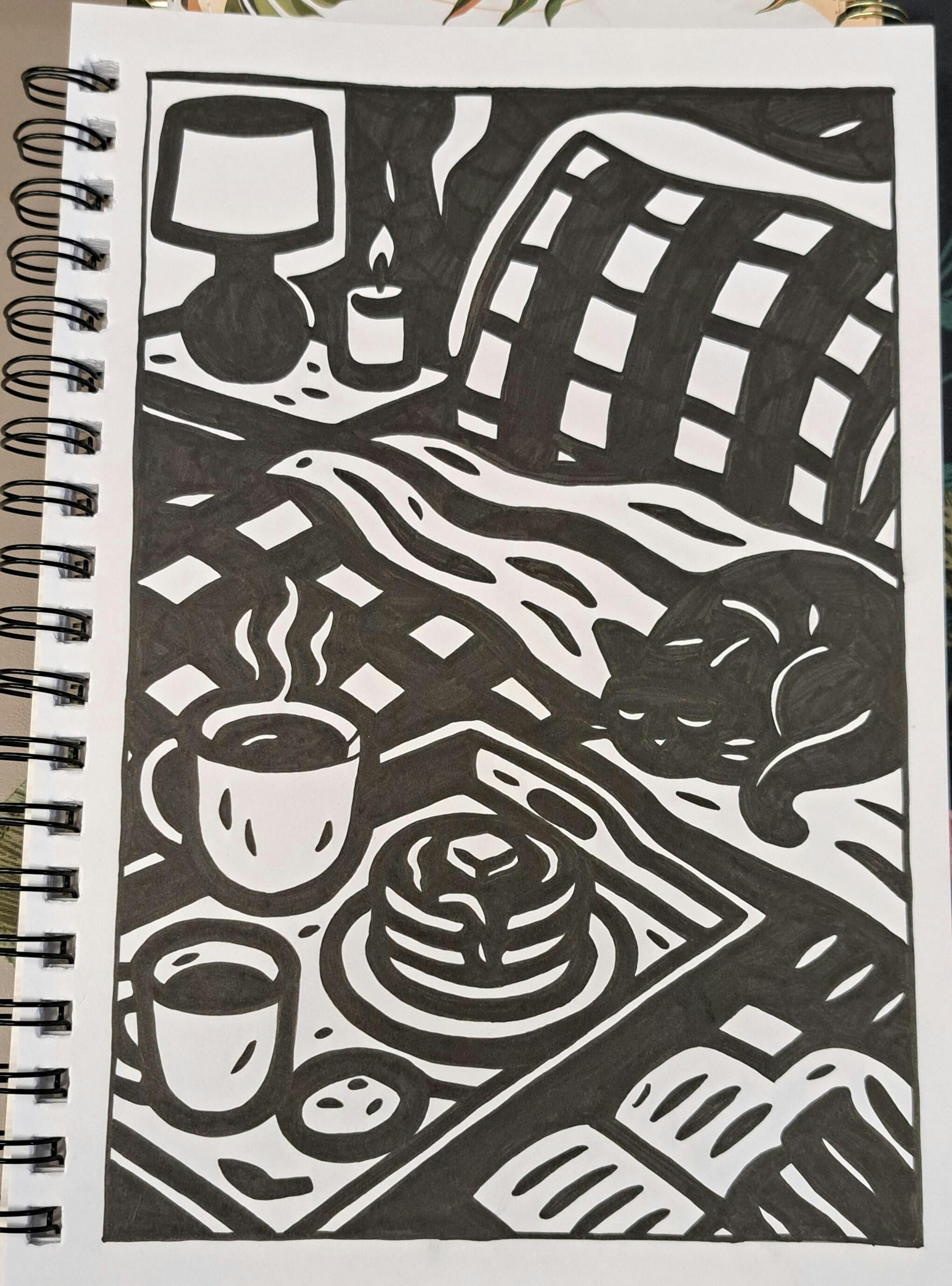 One Color Coloring - Calendar 2026 – Still&Slow