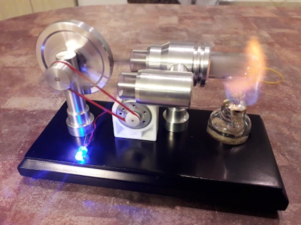 Stirling Engine Kit DIY Stirling Motor Generator Model External ...
