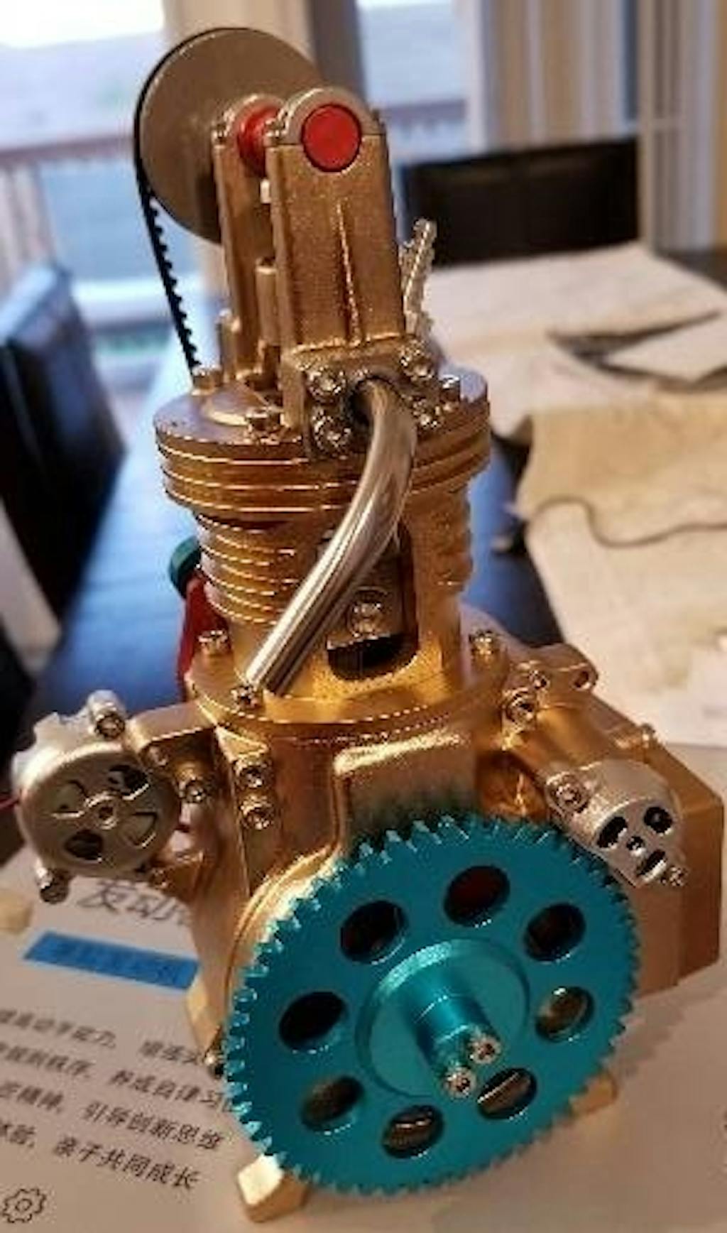 Car Engine Model All-metal Craftsmen Mini Single-cylinder High ...