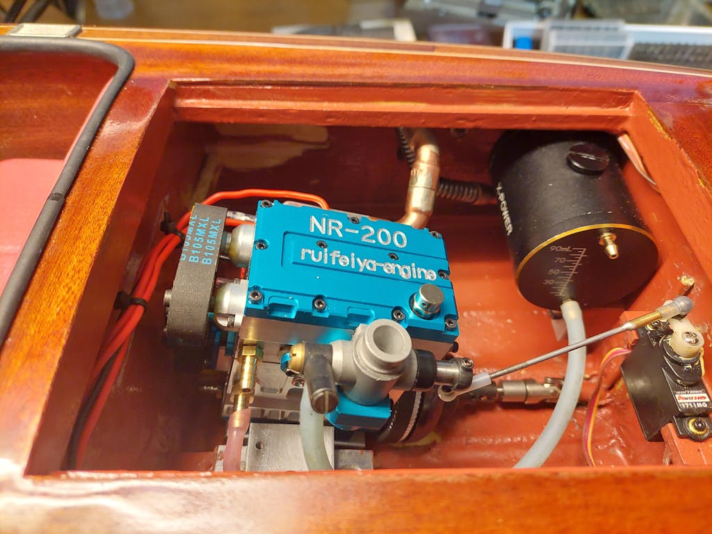 NR200 8.6cc 2 Cylinder In-line Four-stroke Nitro Engine Motor Water ...