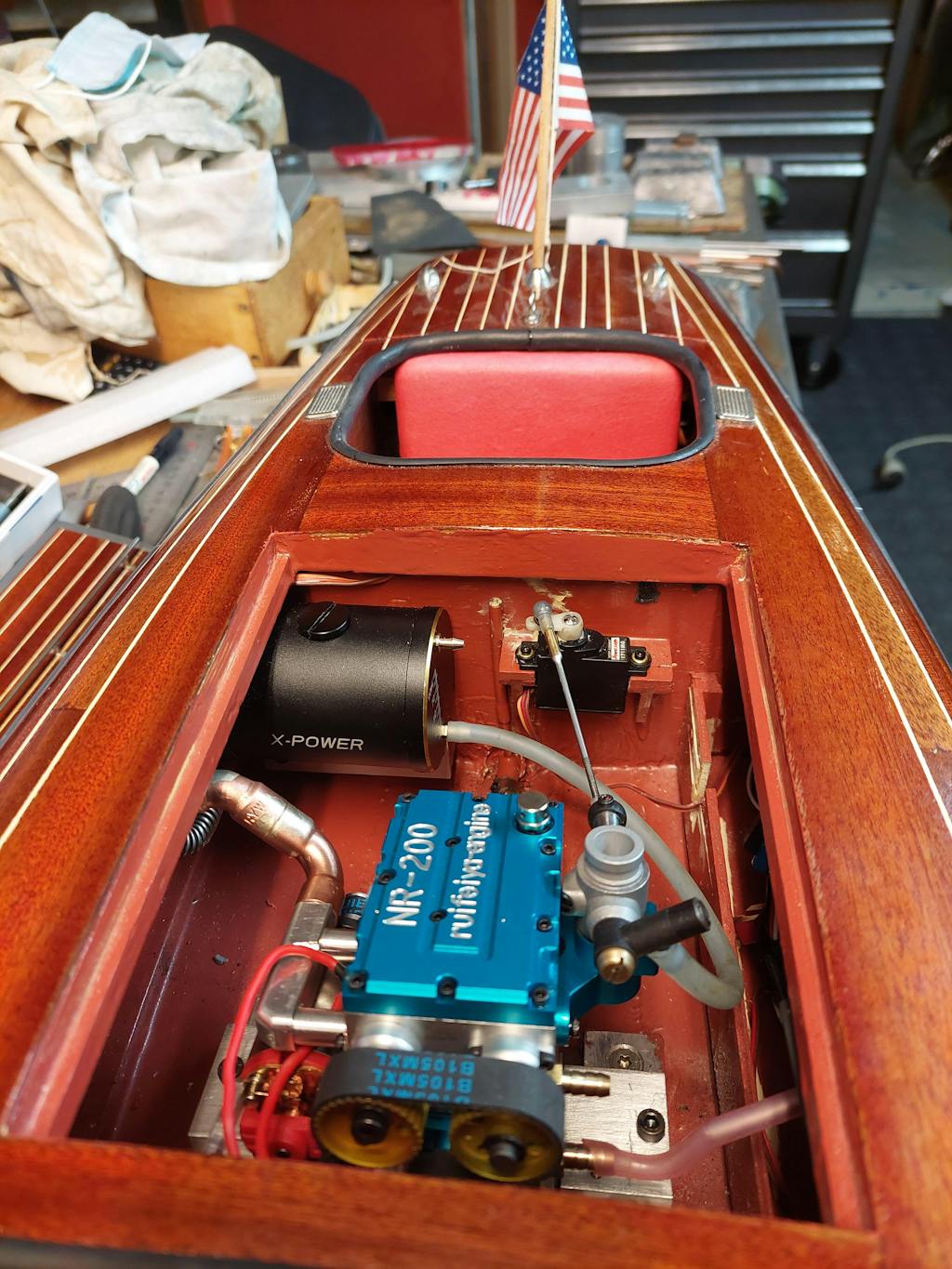 NR200 8.6cc 2 Cylinder In-line Four-stroke Nitro Engine Motor Water ...