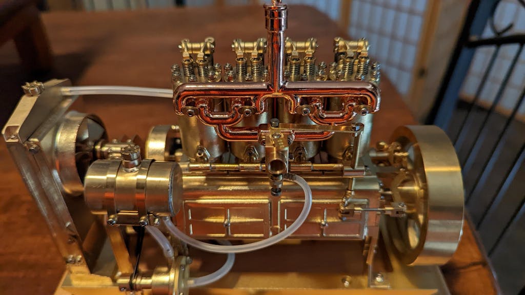 Holt H75 Tractor Engine Gas 12cc Four-cylinder OHV Engine Scale Model ...