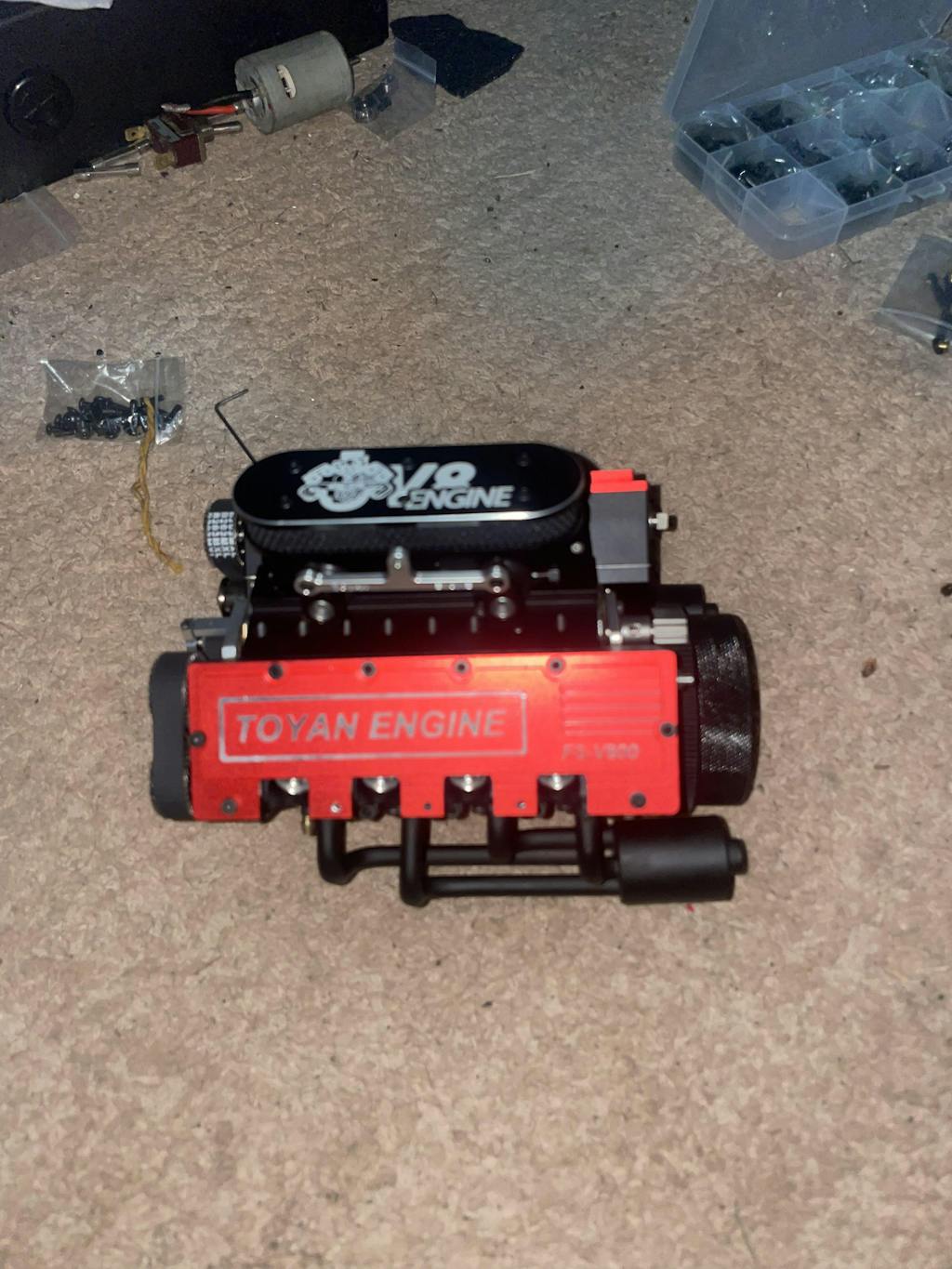 Toyan V8 Nitro Engine FS-V800 RC Engine Model Building Kits 28cc ...