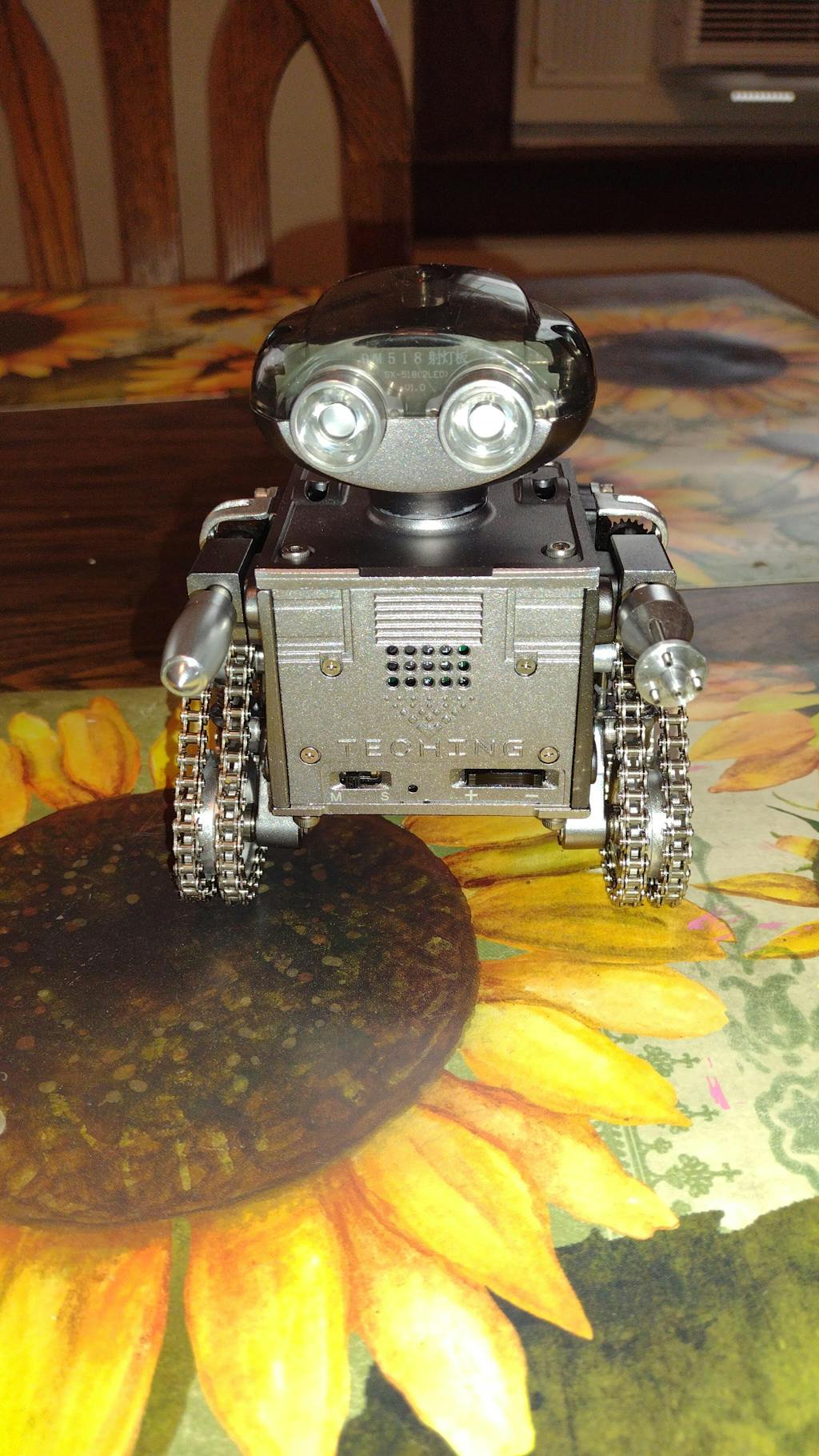 TECHING 160PCS Metal Remote Control Tank Robot Building Kits Bluetooth ...