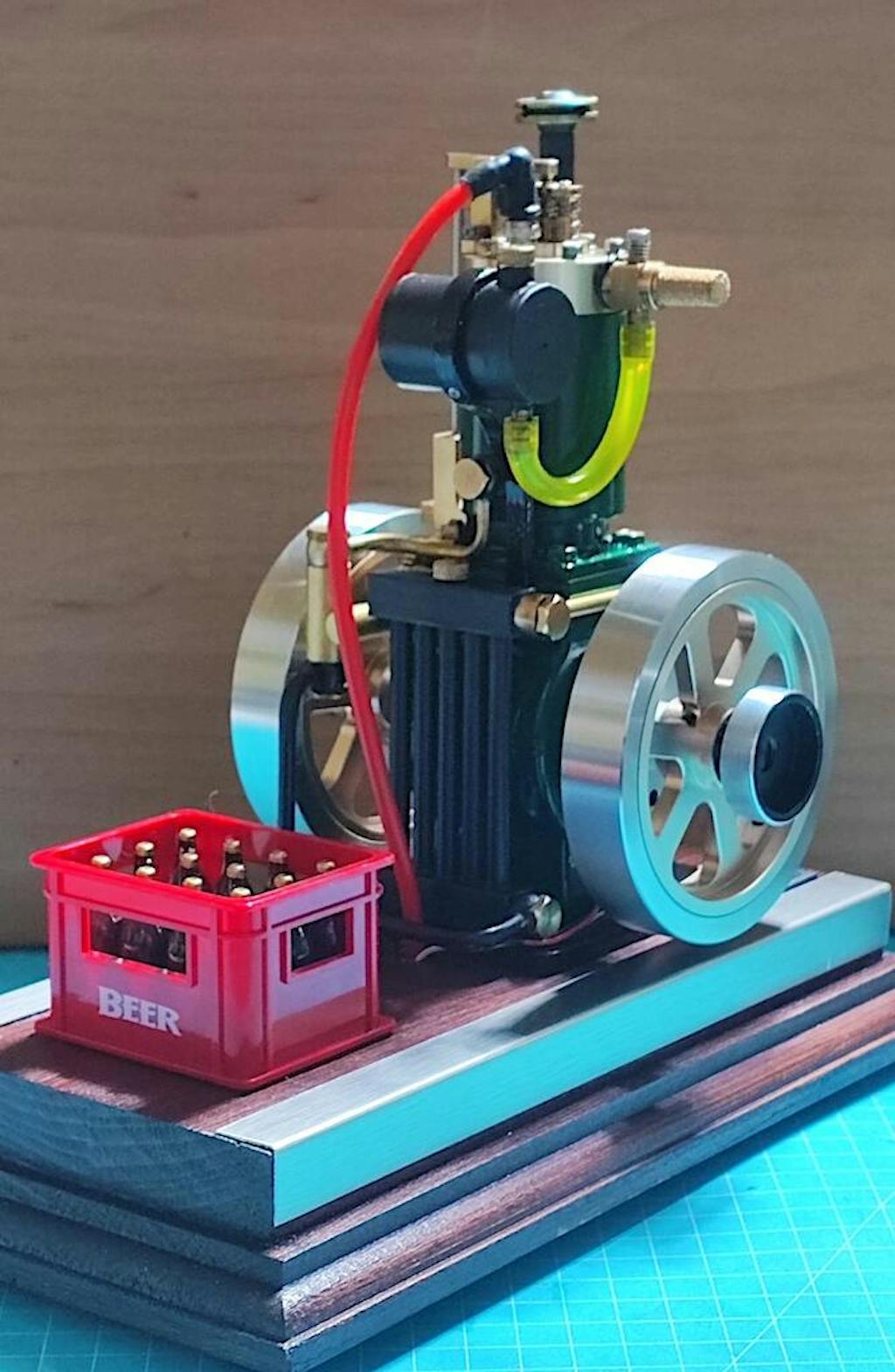 Vertical Hit & Miss Gas Engine Stirling Engine Model Upgraded Version ...
