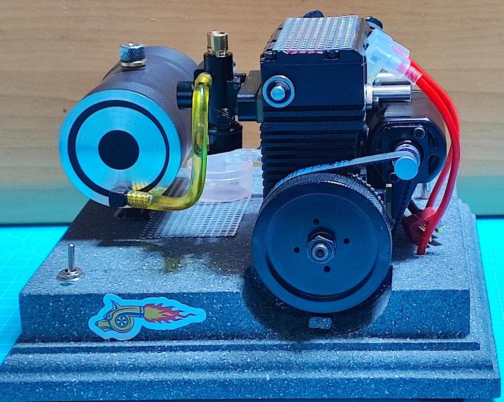 SEMTO ENGINE ST-NF2 DIY Build a Nitro 4 Stroke 2 Cylinder Engine Kit ...