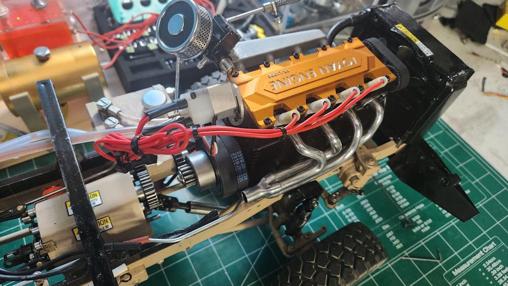 TOYAN FS-L400 14cc Inline 4 Cylinder 4 Stroke Water-cooled Assembly ...