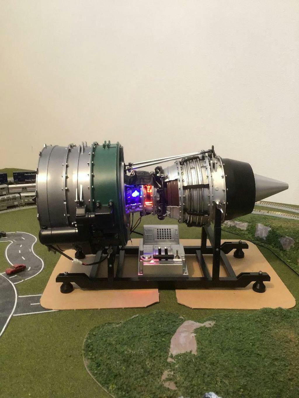 TECHING DIY Twin-spool Turbofan Engine Kits Assembly 1/10 Electric ...