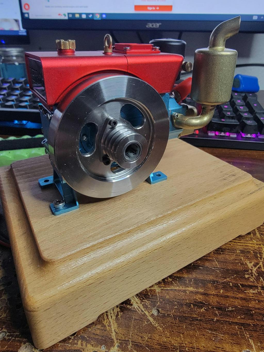 RETROL MUSA 2.2cc Four-stroke One-Cylinder Tractor Gas Engine Model for ...