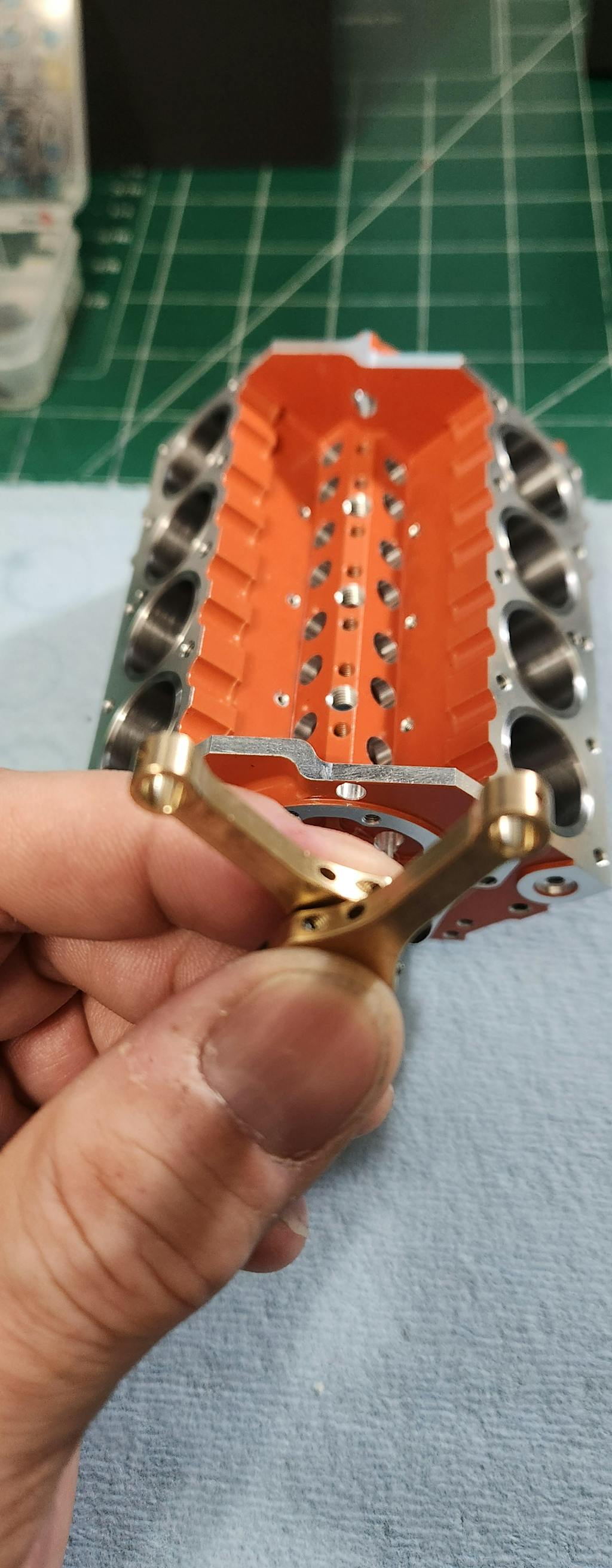 CISON Gasoline OHV V8 Small-block Engine Model Kits 4-Stroke 44cc Water ...