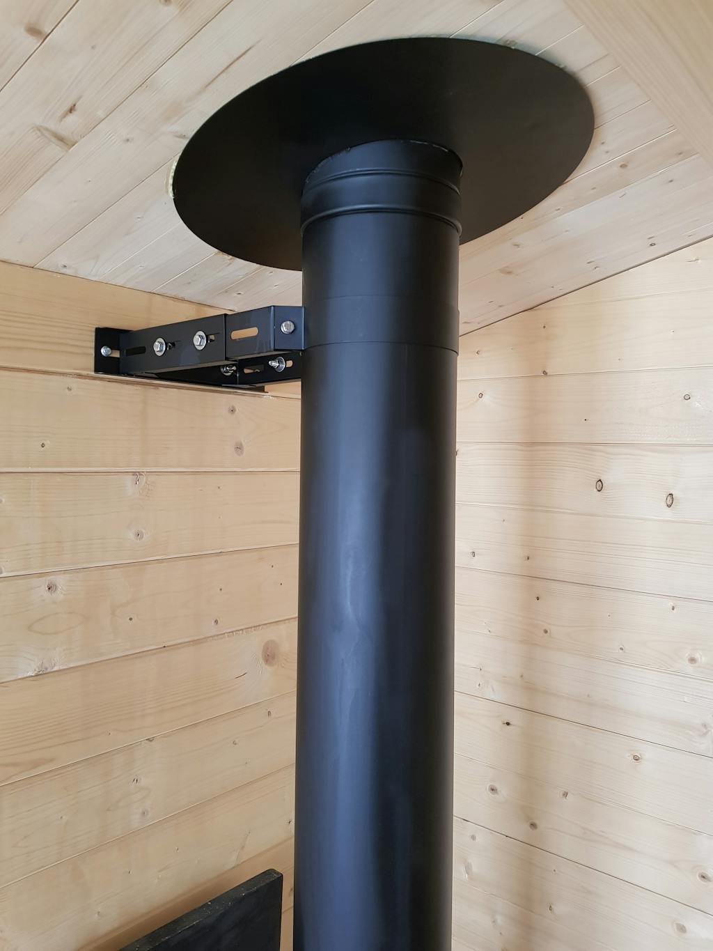 Wood burning stove in a shed 3m chimney kits (shed, garage, gazebo, ho ...
