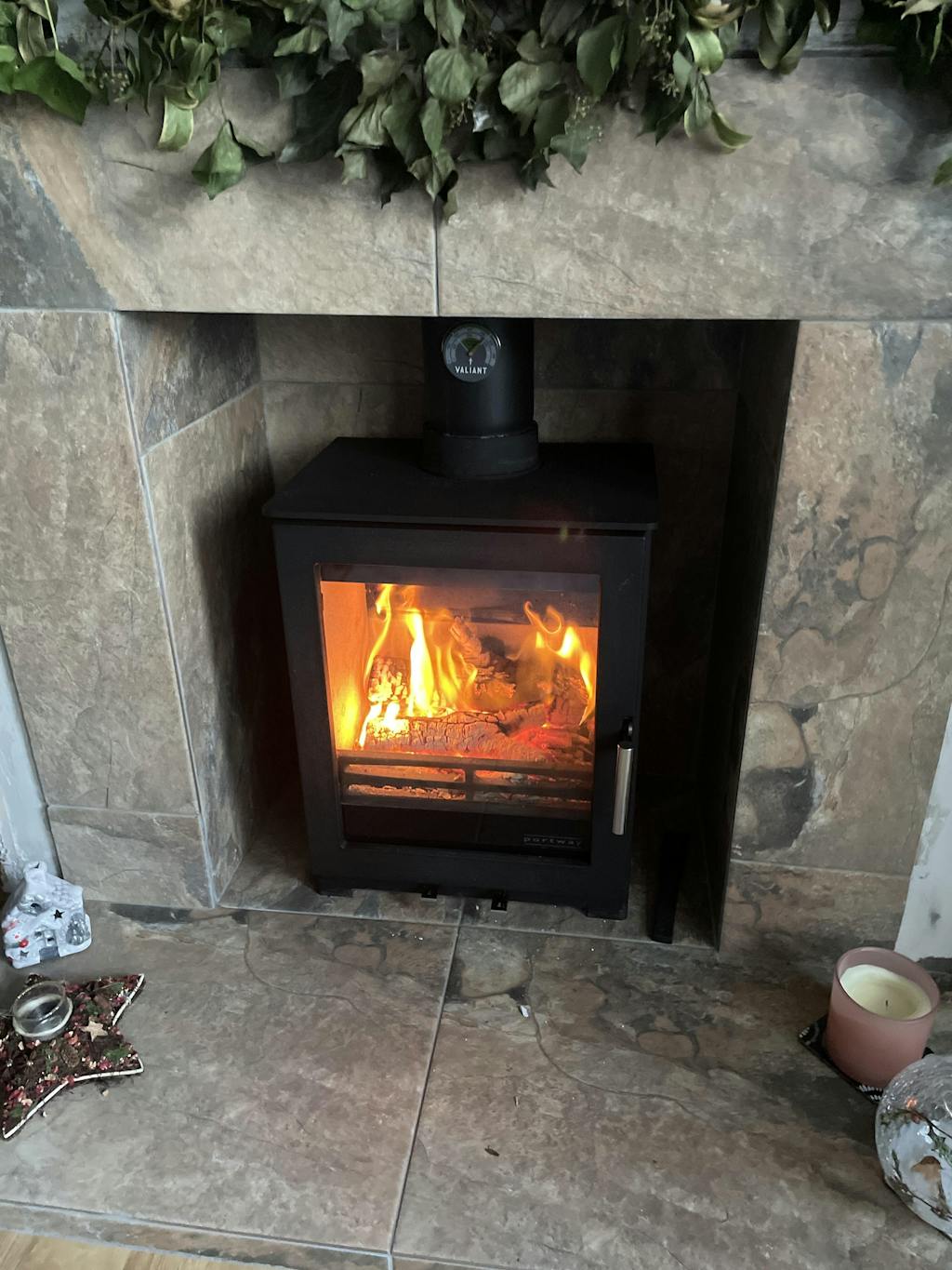 Portway Flavel Arundel 5 Multifuel Wood Burning Stove 5kW Mk3 ...