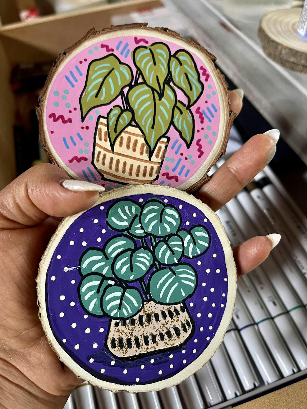 8 - 10 cm Wood Slices | Stringybark Supplies