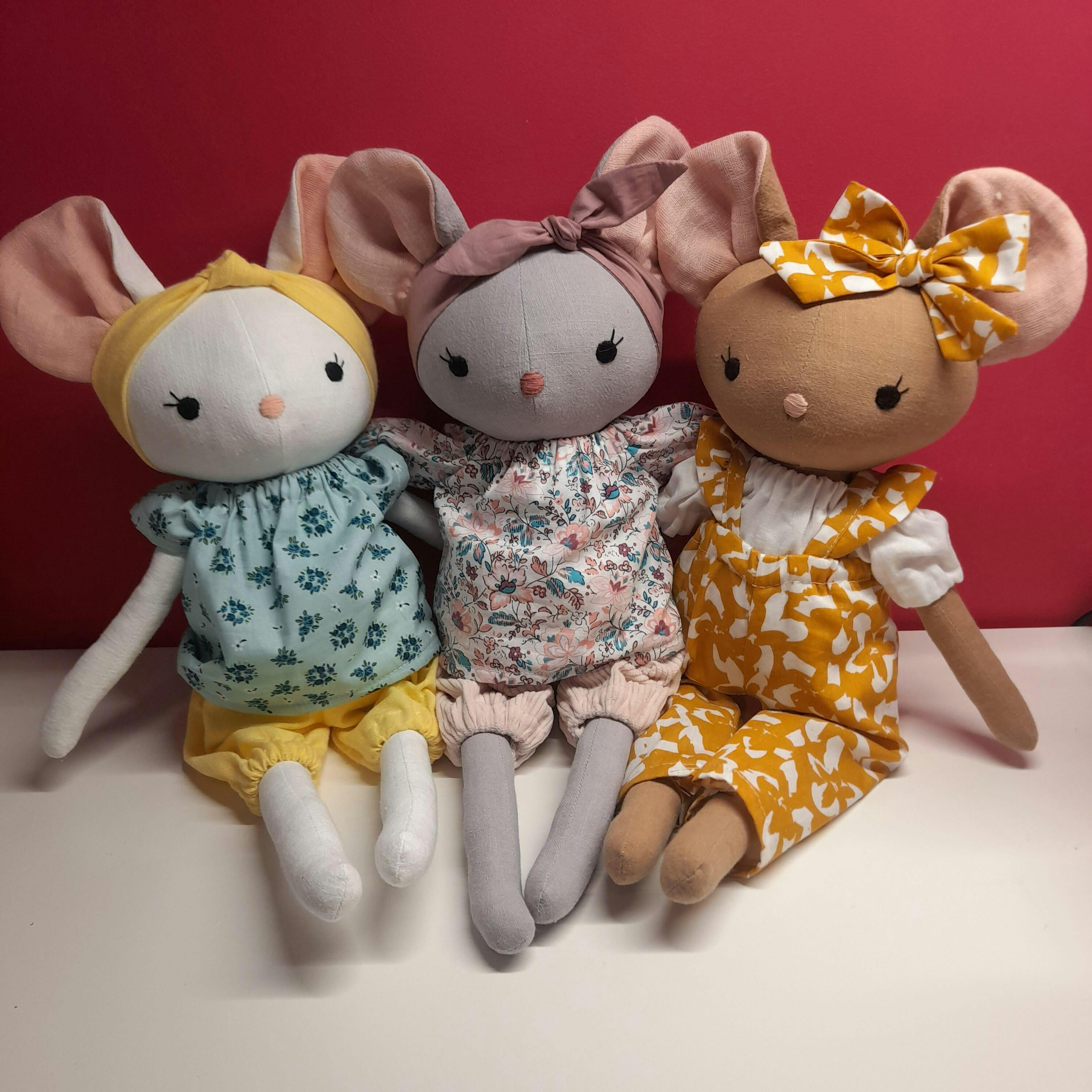 Mouse sewing pattern and tutorial – Studio Seren