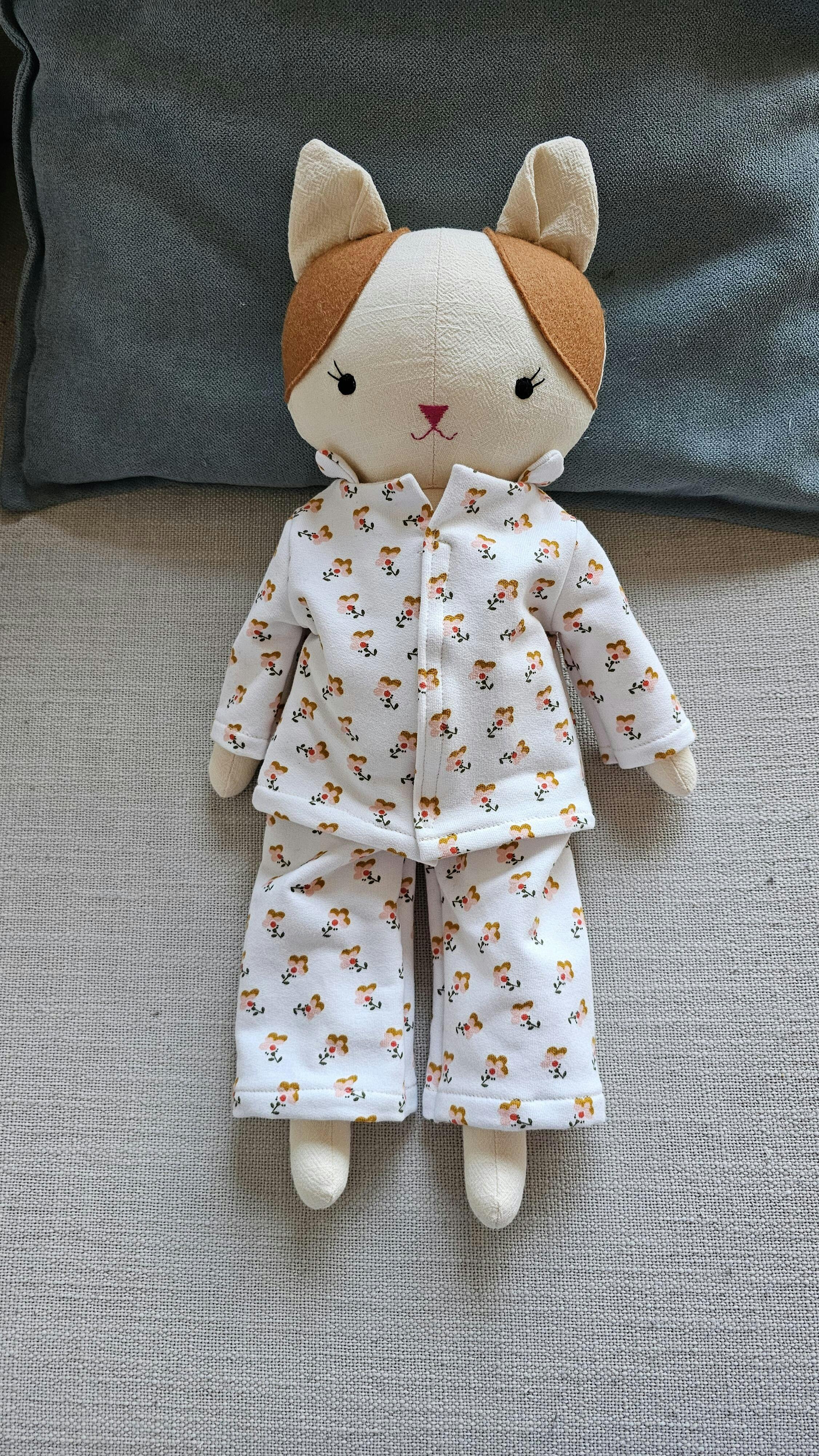 Doll pyjama sewing pattern – Studio Seren