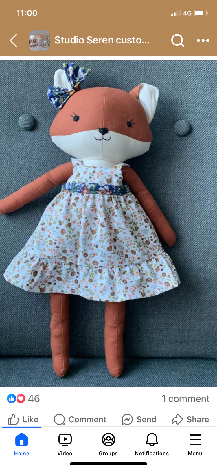 Fox and wolf sewing pattern – Studio Seren