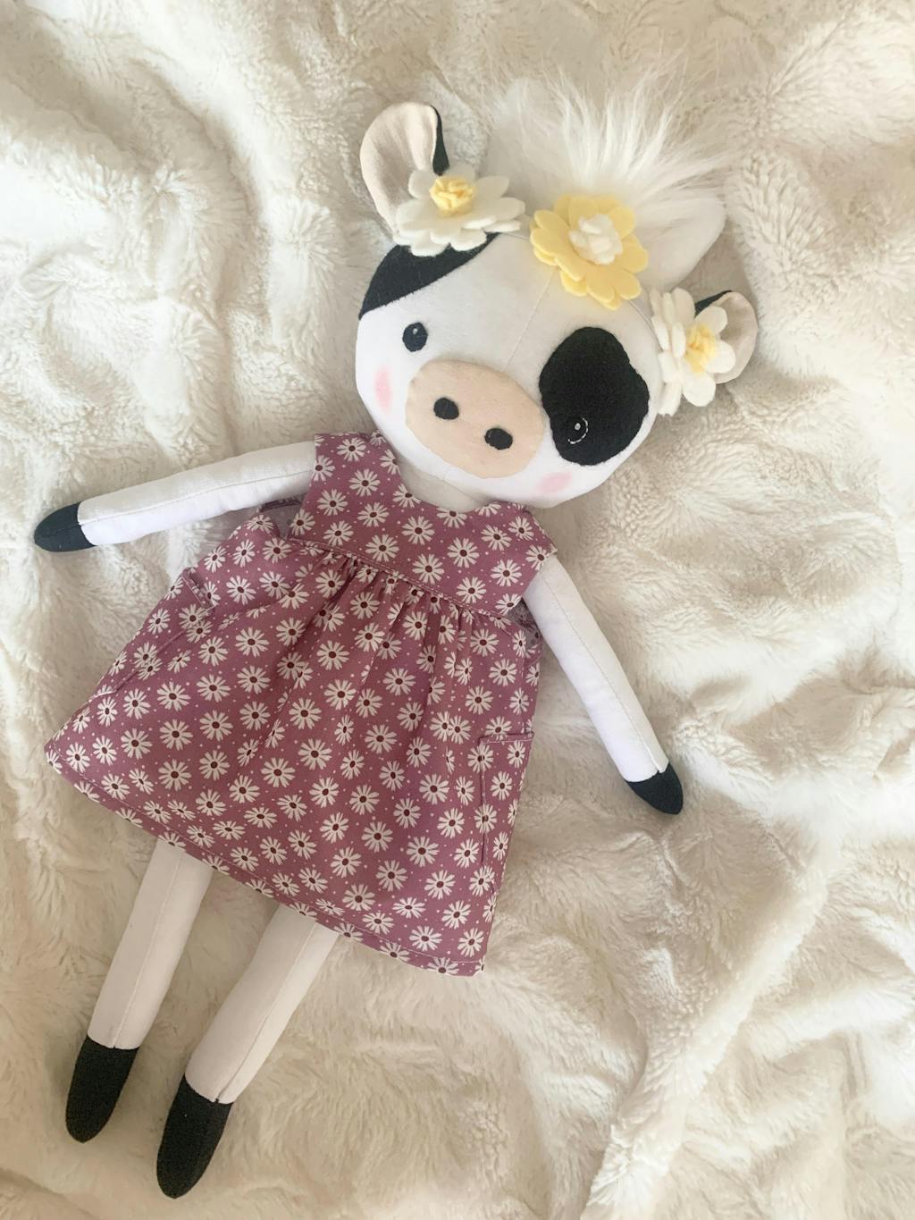 Cow sewing pattern – Studio Seren