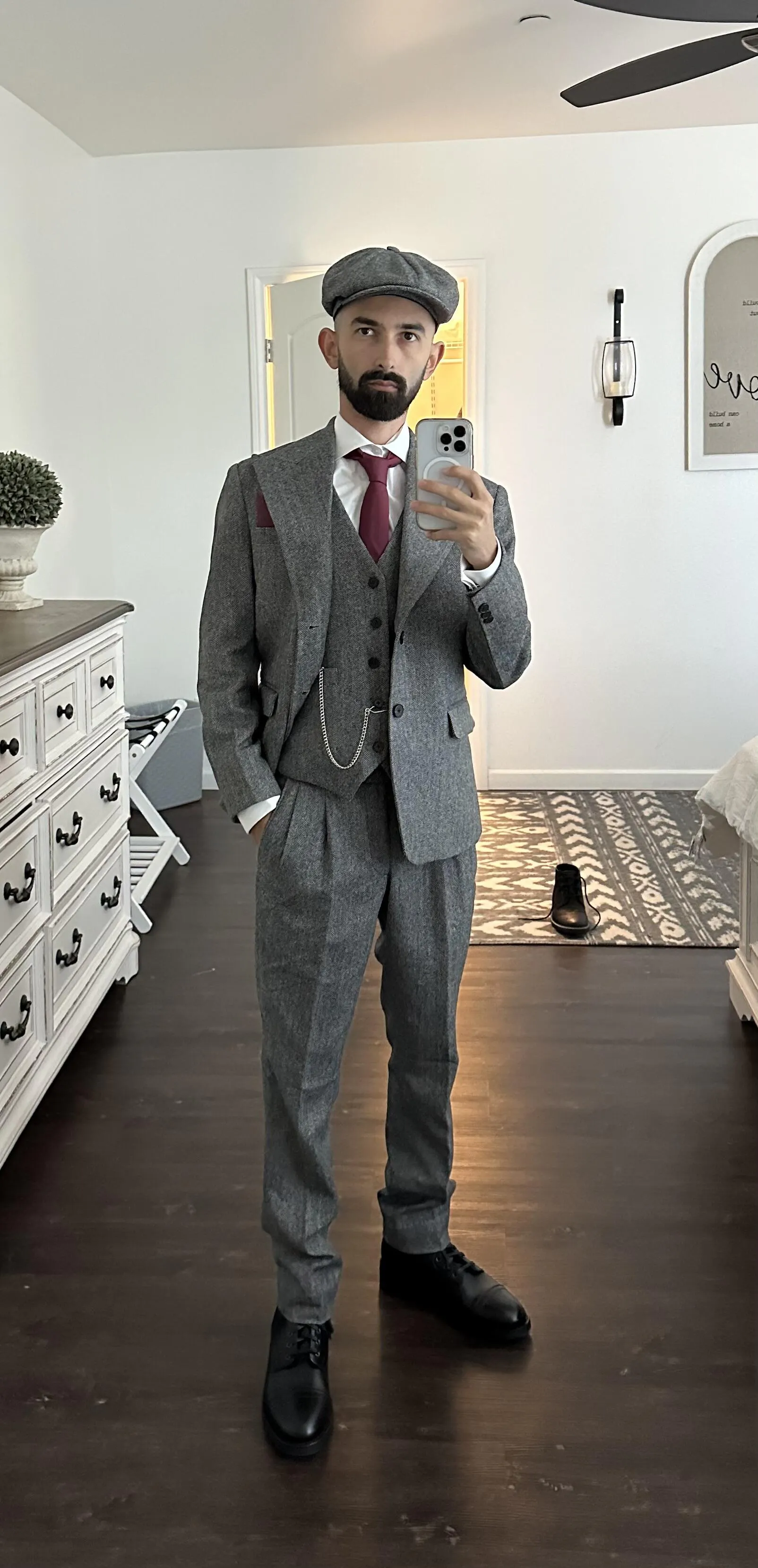 Thomas Shelby Peaky Blinders Vintage Gray Tweed Suit – StudioSuits