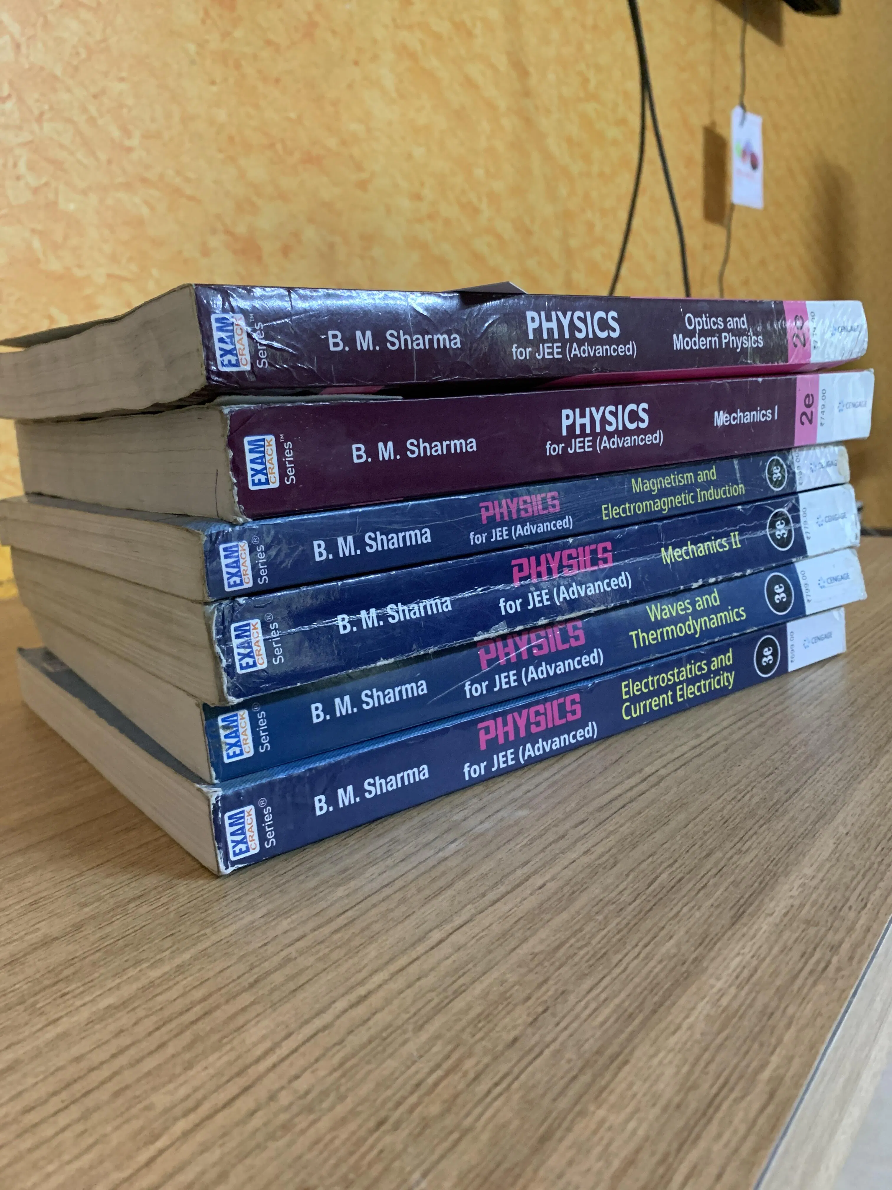 Cengage JEE Advanced Physics by BM Sharma | Set of 6 Books (Like New ...