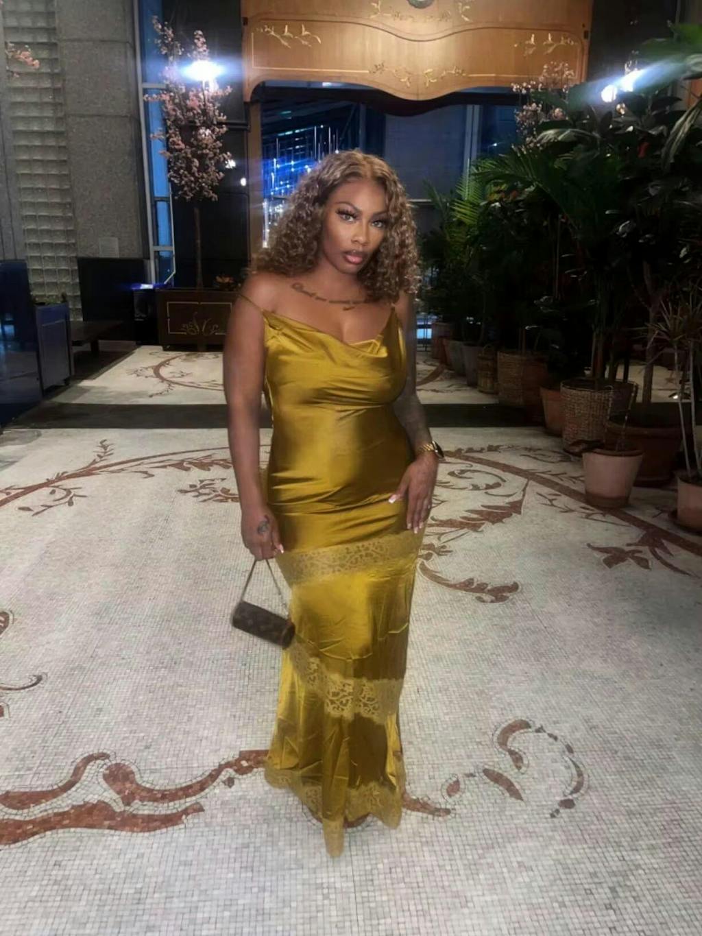 4B 4C Hairline Kinky Edges Water Wave Balayage Highlights Wig Glueless ...