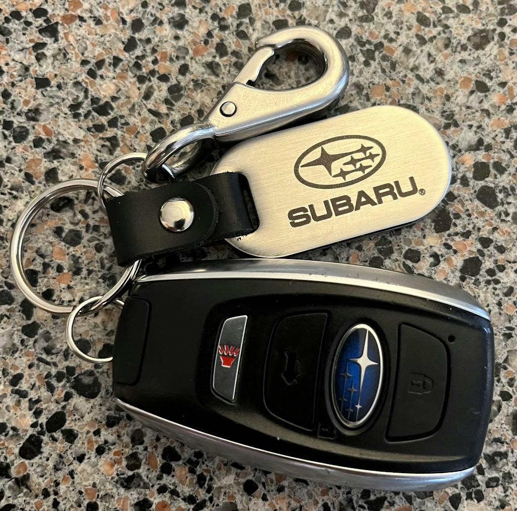Subaru OEM Key Chain Stainless Steel - Subimods.com