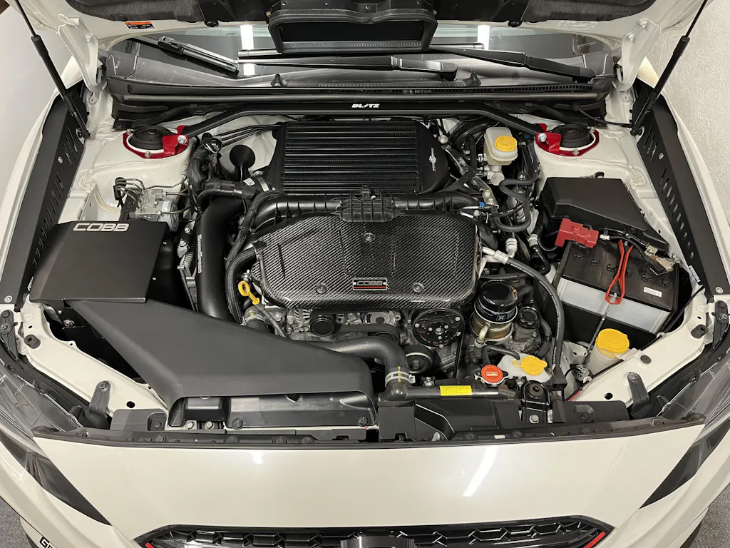 COBB Redline Carbon Fiber Engine Cover 2015-2021 WRX - Subimods.com