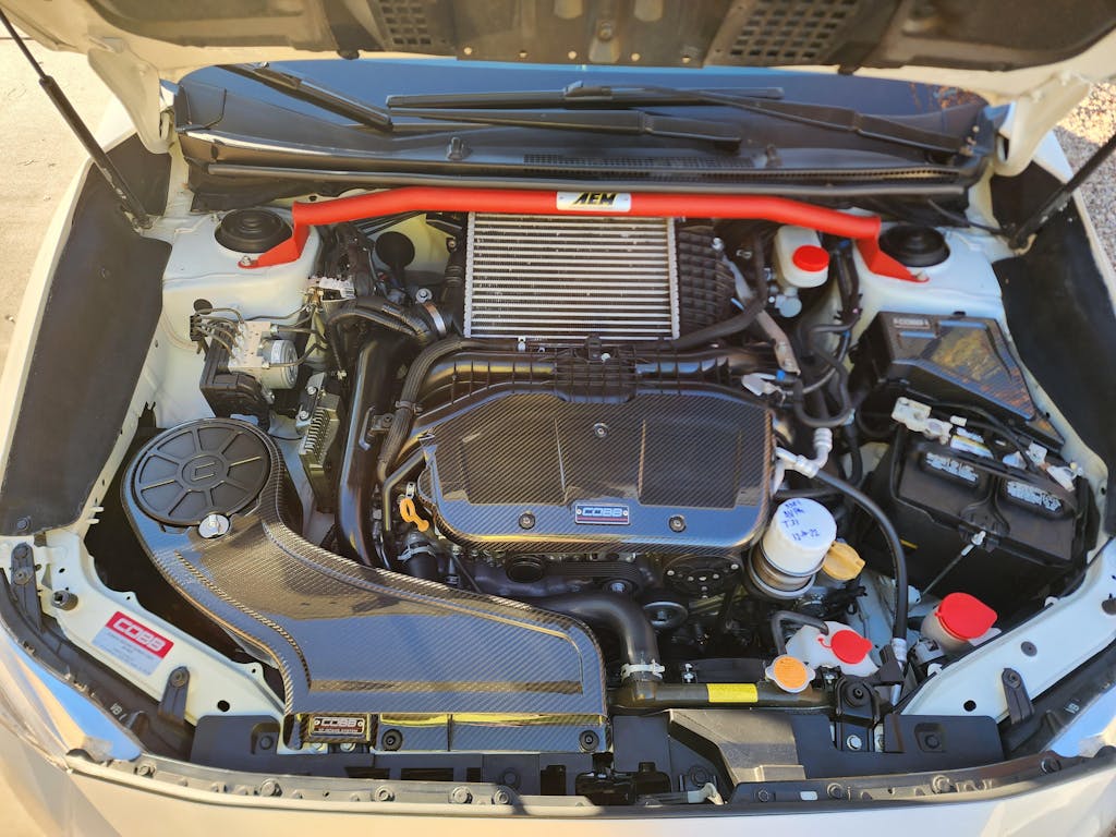 COBB Redline Carbon Fiber Engine Cover 2015-2021 WRX - Subimods.com