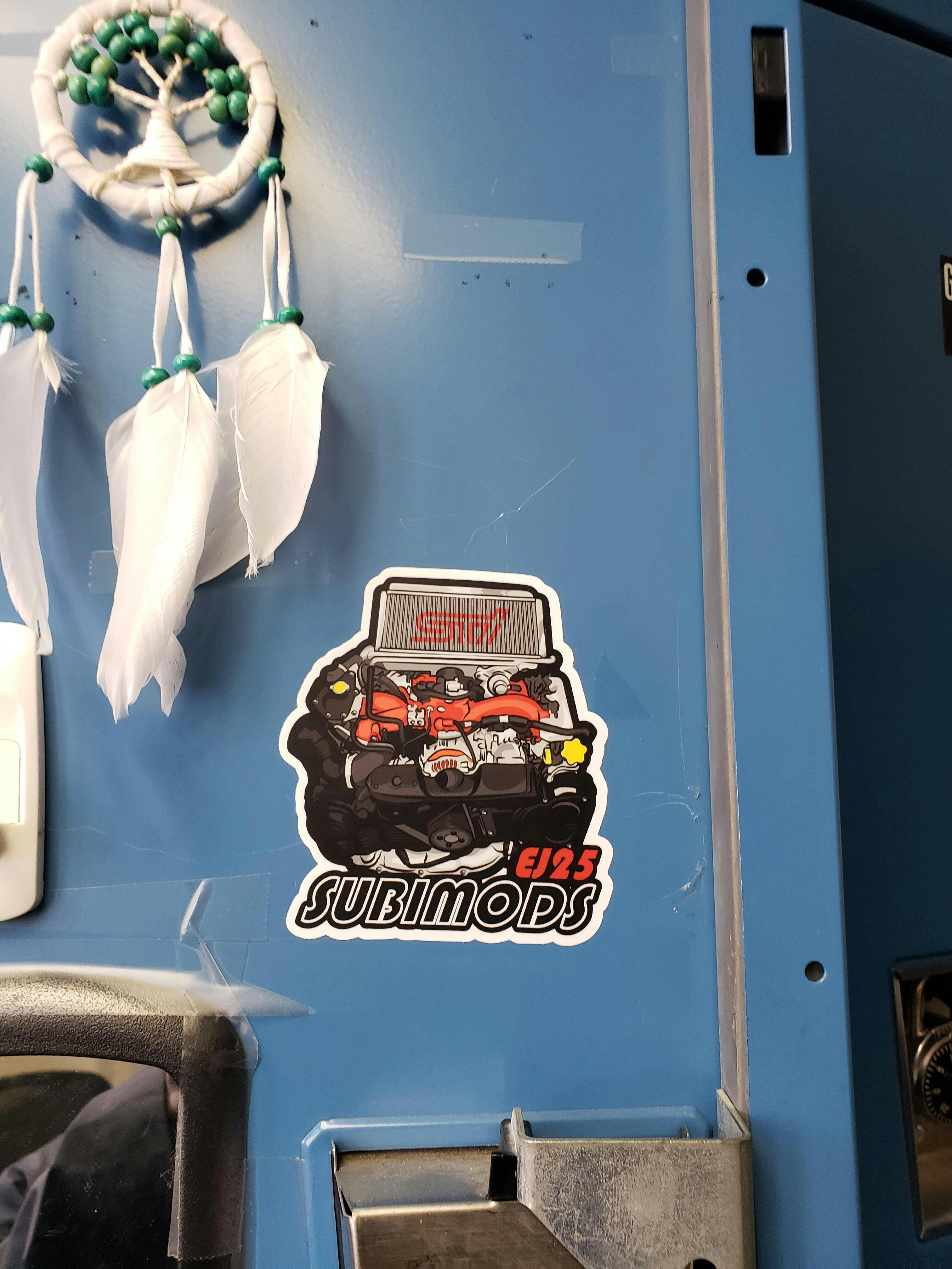 Subimods Official Slap Series "EJ25" Sticker - Subimods.com