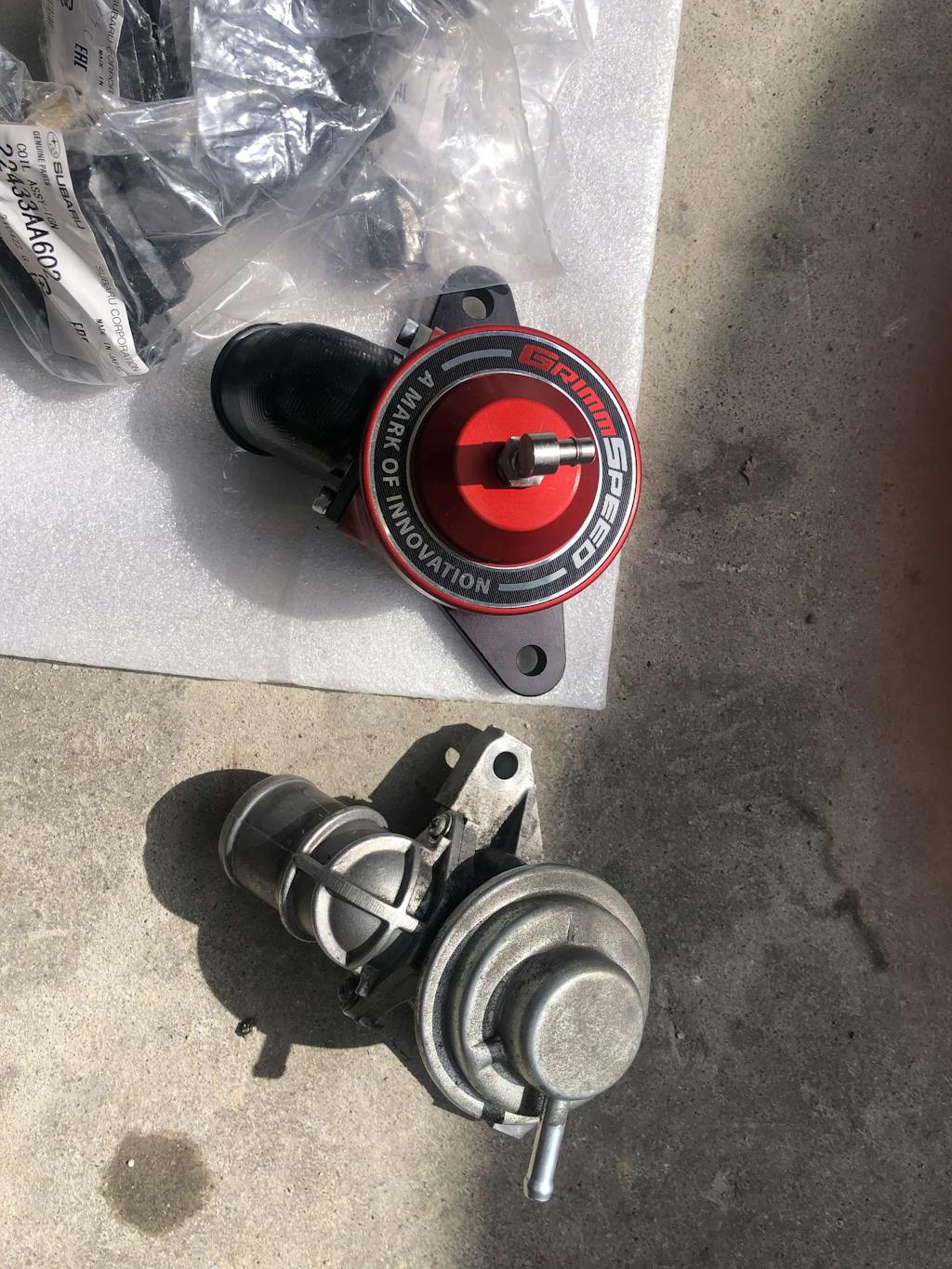Grimmspeed V2 Bypass Valve Red 2002 2007 Wrx 2004 2021 Sti