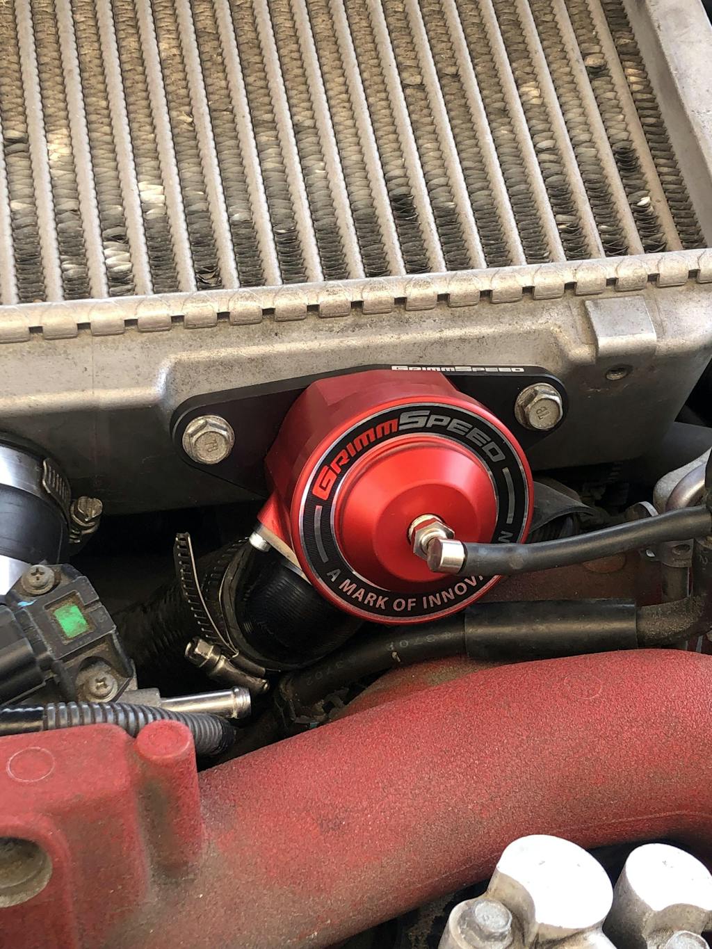 Grimmspeed V2 Bypass Valve Red 2002 2007 Wrx 2004 2021 Sti
