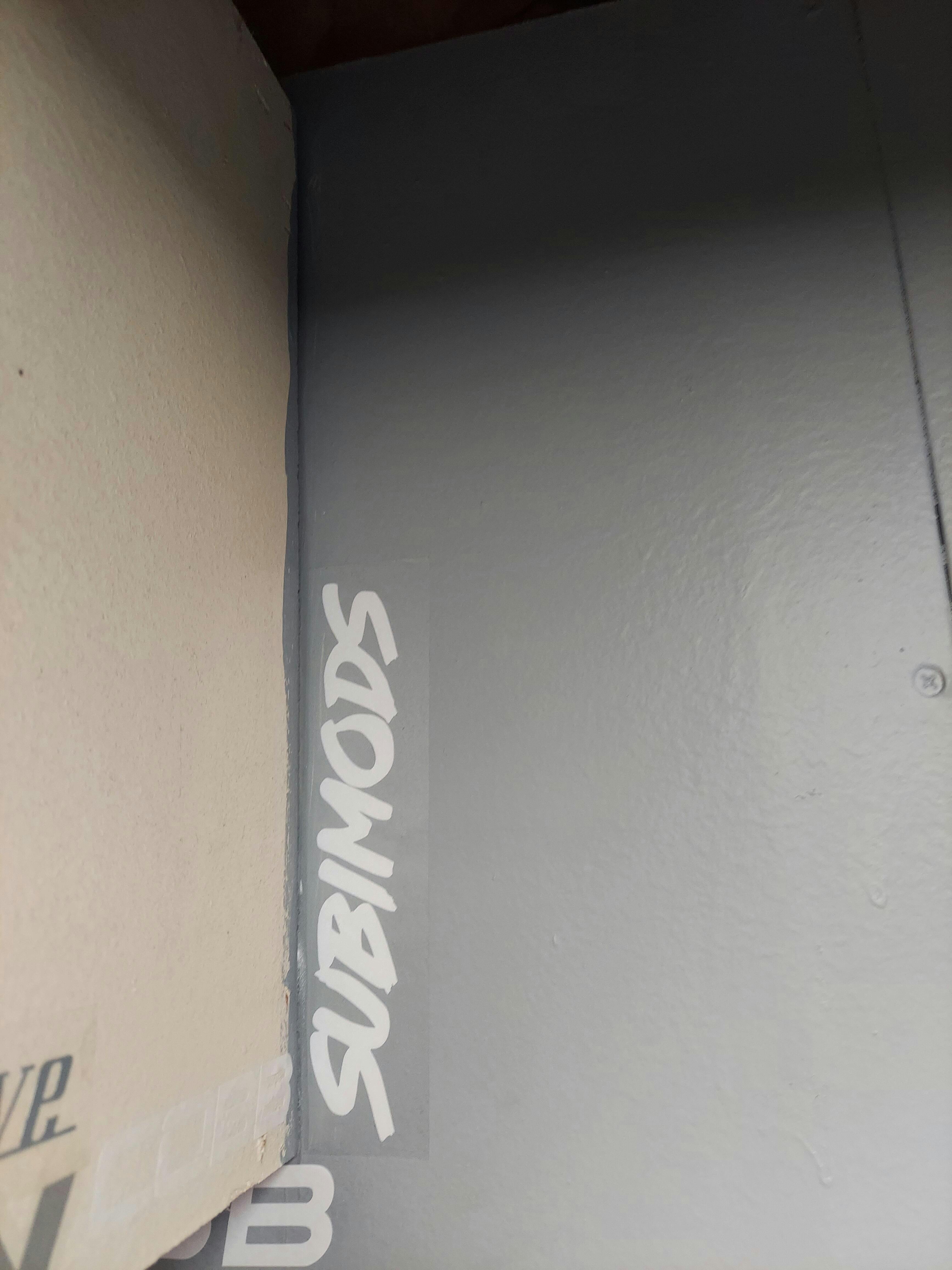 Subimods "OG Style" Transfer Style Sticker White - Subimods.com